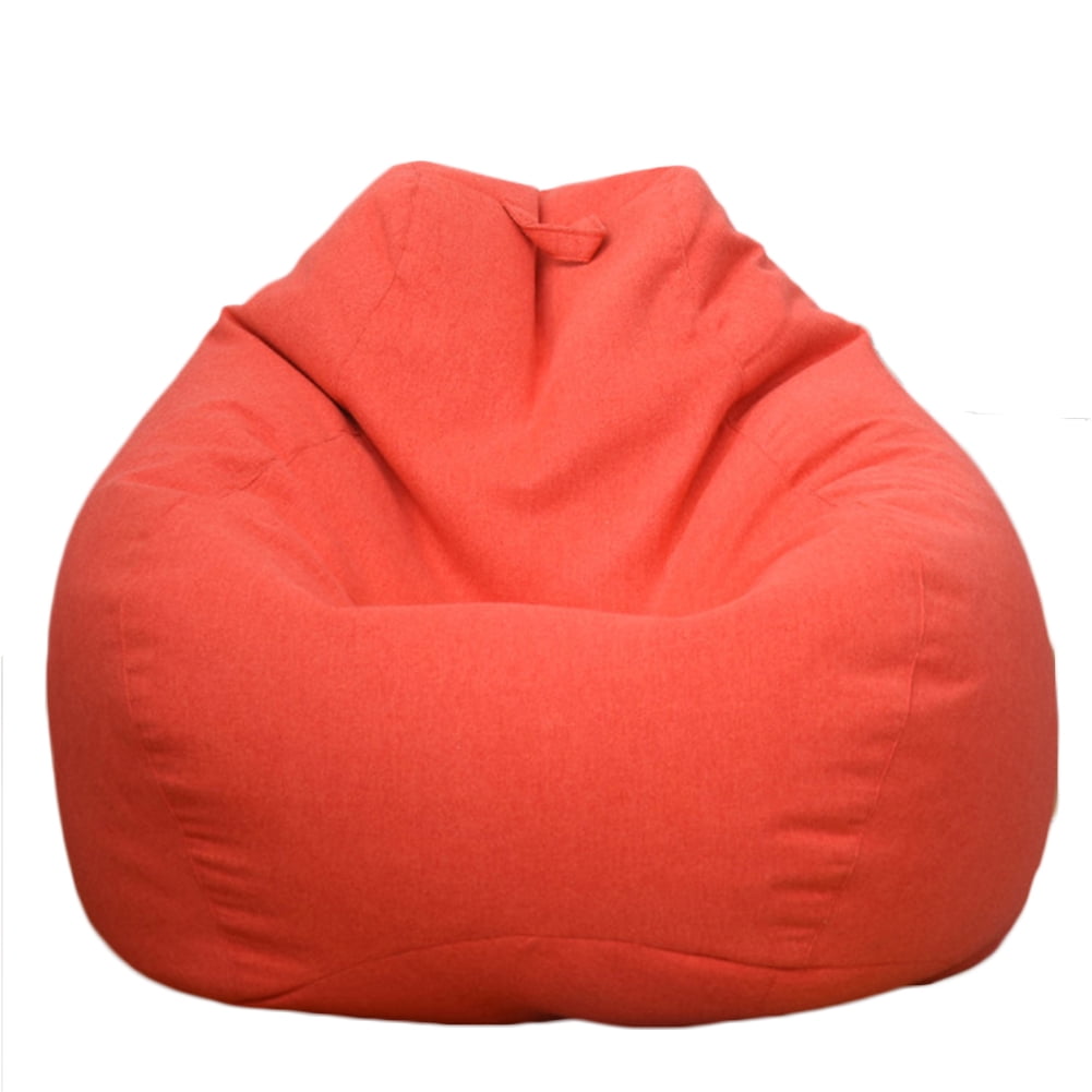 Huanledash Solid Color Cloth Lazy Lounger Bean Bag Sack Chair Sofa Dust ...