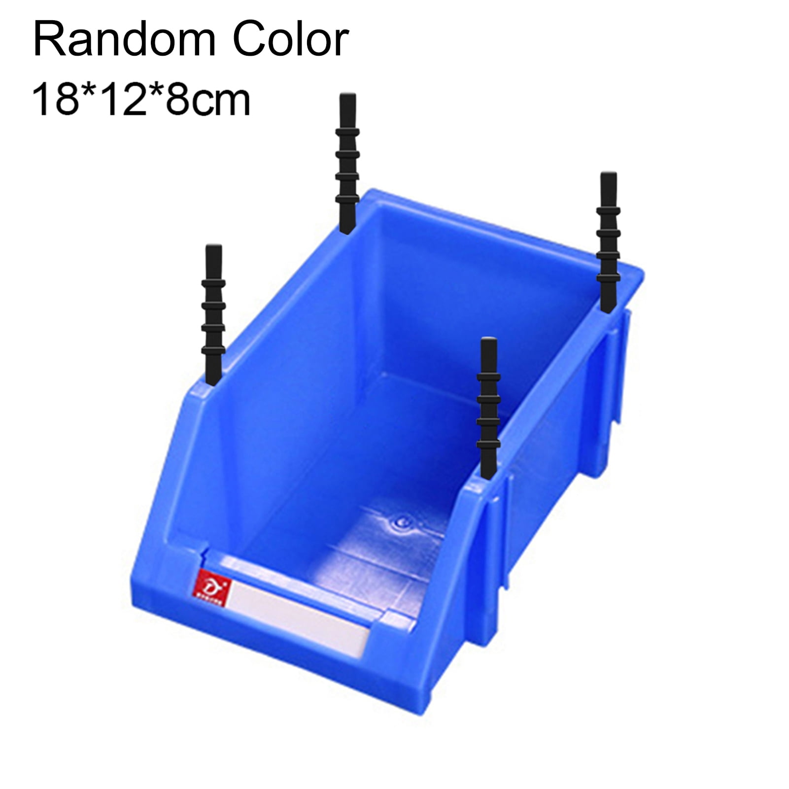 Huanledash Stackable Plastic Small Parts Container Box Shelf Screw ...