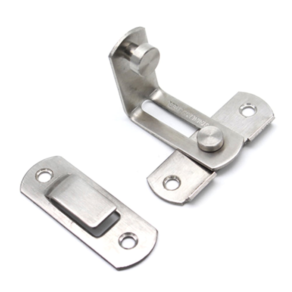 Huanledash Stainless Steel 90 Degree Hasp Latches Sliding Door Chain ...