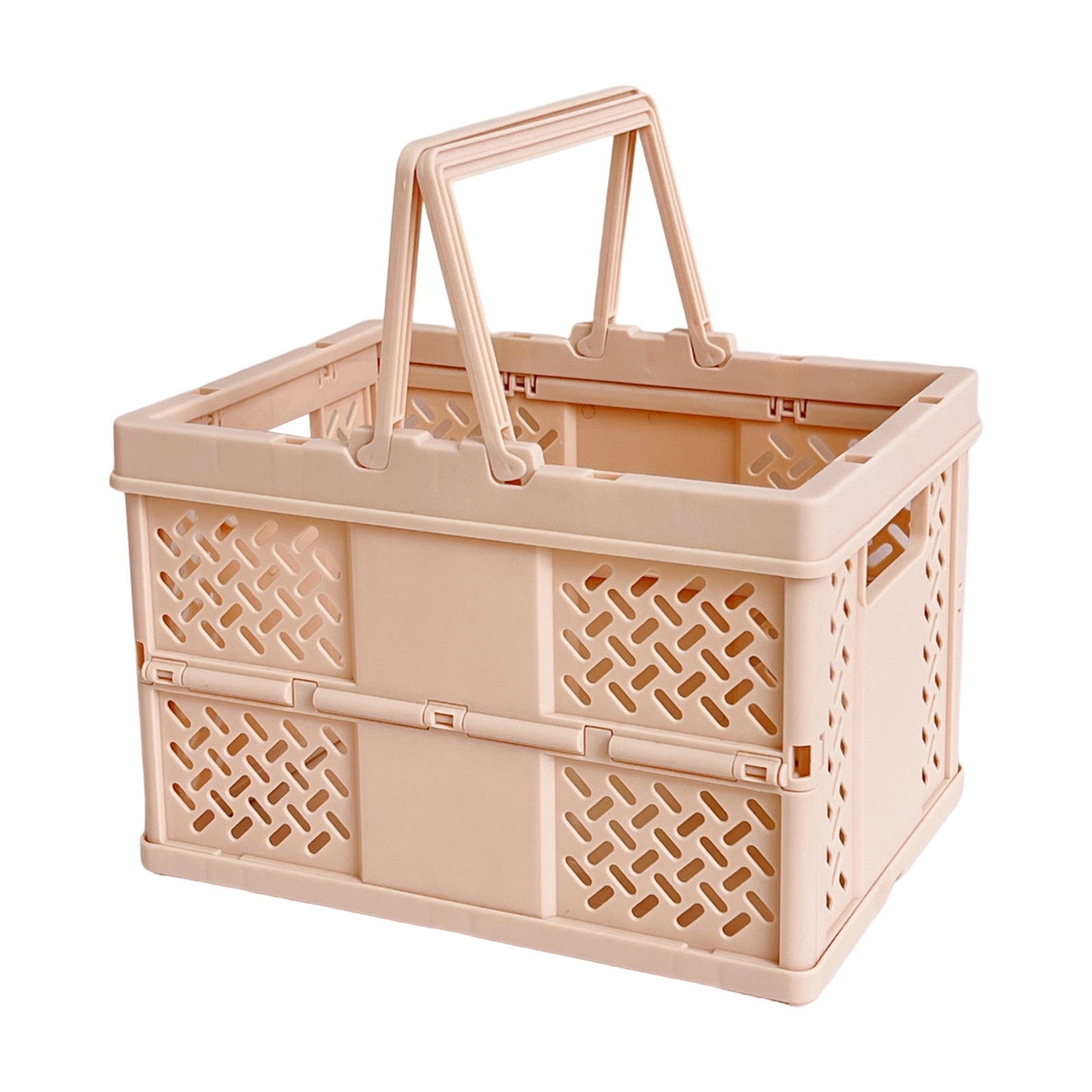 Huanledash Storage Basket Large Capacity Foldable High Durability Solid ...