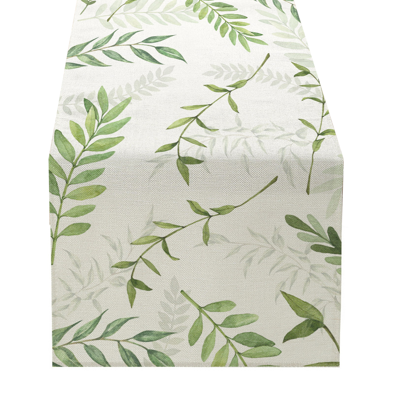 Huanledash Table Runner Botanical Print Summer Farmhouse Rustic ...