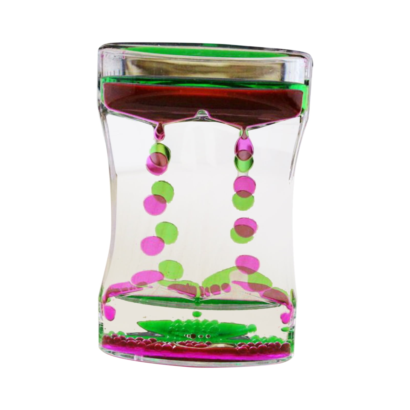 Huanledash Timer Funny Stress Relief Bright Color Liquid Motion Bubbler ...