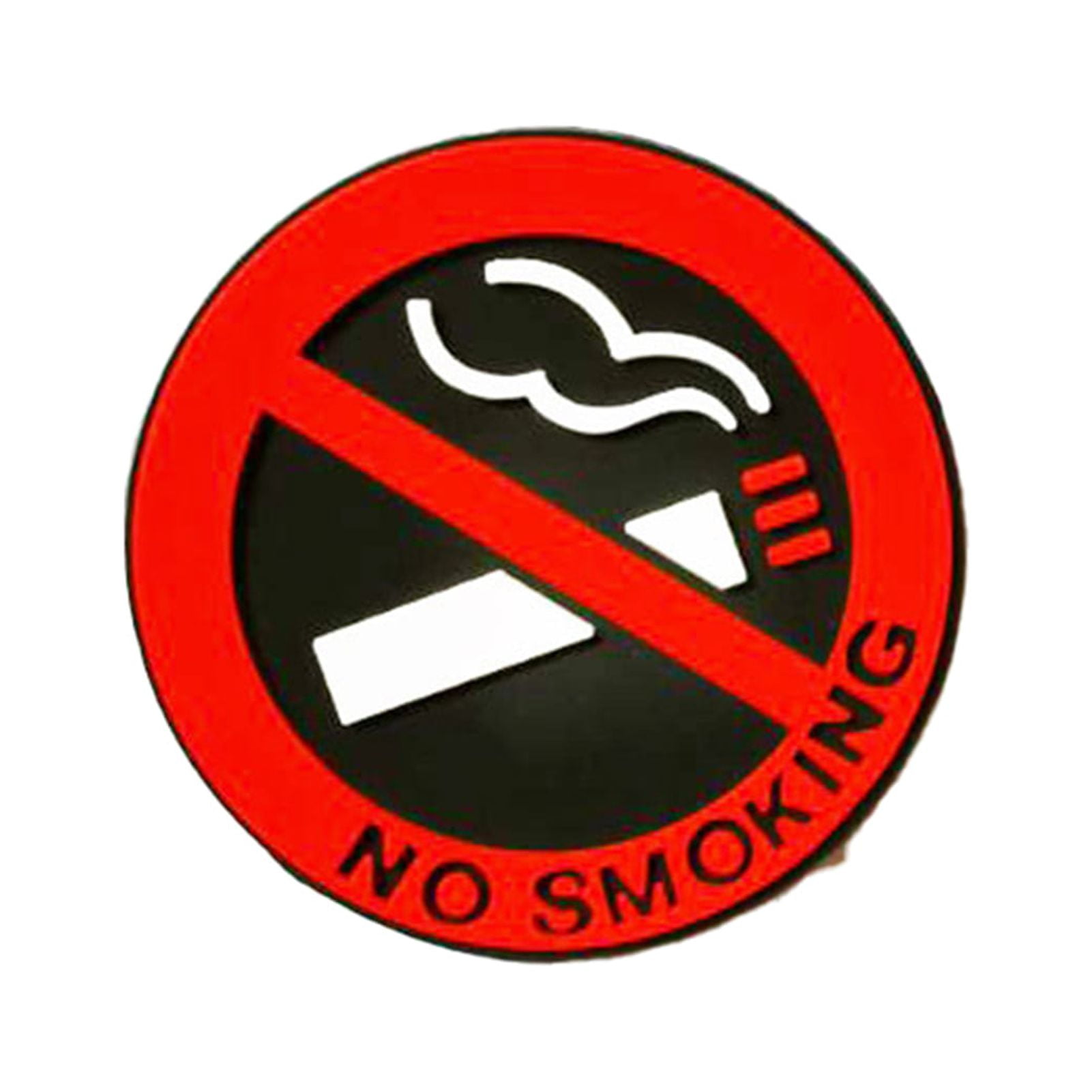 Huanledash Warning Sticker Noticeable Waterproof No Smoking Warning Car ...