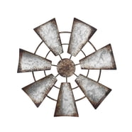 DecMode Metal Windmill Wall Decor - Farmhouse Sculpture - Walmart.com