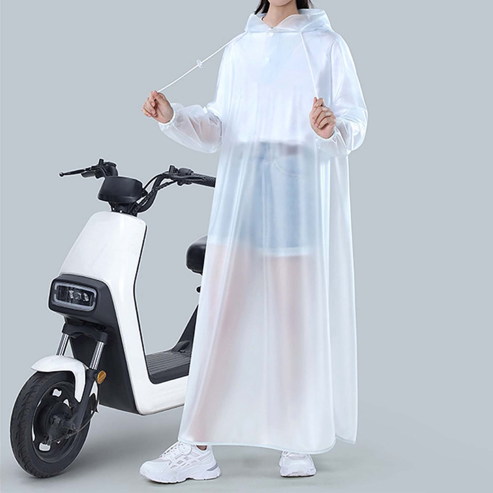 Huanyaaa Lightweight Rain Jacket for Outdoor Activities Cycling Walking ...