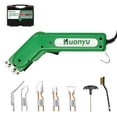 Huanyu Electric Hot Knife Rope Cutter Fabric Cutting Tool Kit 4 Blades
