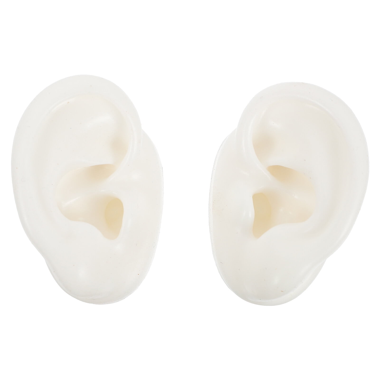 Huaq 1 Pair Silicone Ear Model Reusable Simulation Human Ear Model for ...