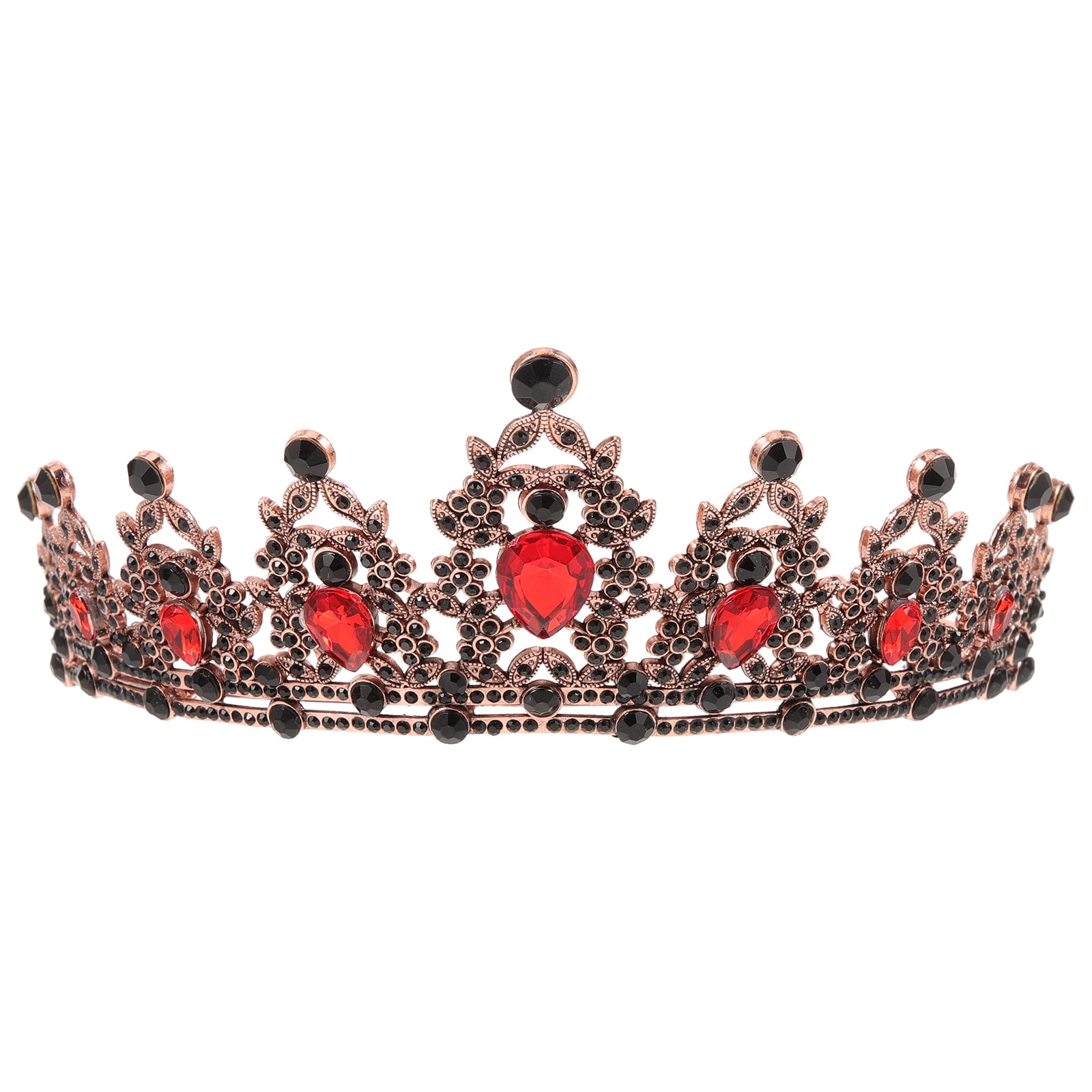 Huaq 1PC Vintage Large Crown Luxury Classical Crown Tiara Hair Headwear ...