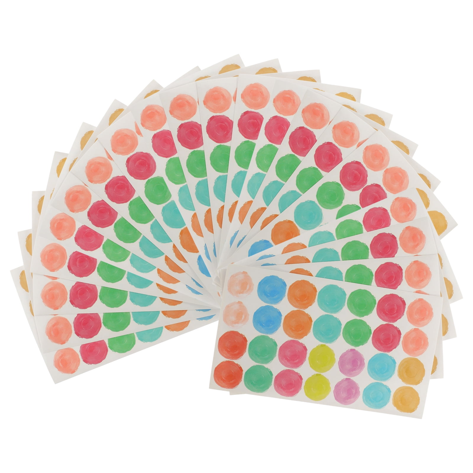 Huaq 20 Sheets Hole Reinforcement Stickers Binder Paper Hole Ring ...