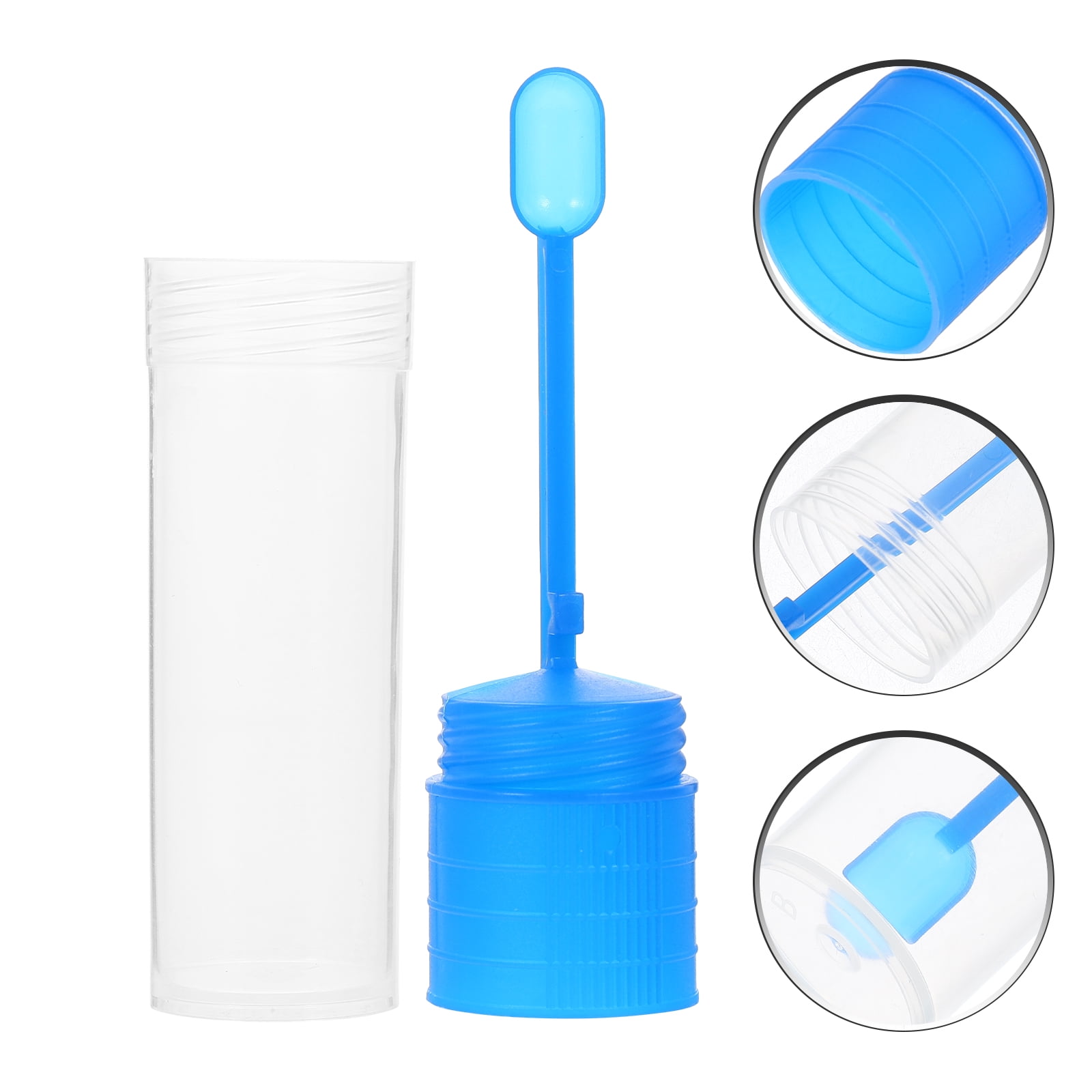 Huaq 20ml stool cup laboratory screw cap with spoon sampling cup stool ...