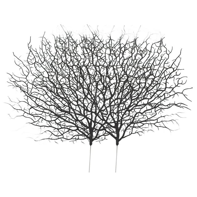 Huaq 2pcs Artificial Tree Branches Diy Antler Twigs Plastic Branches ...