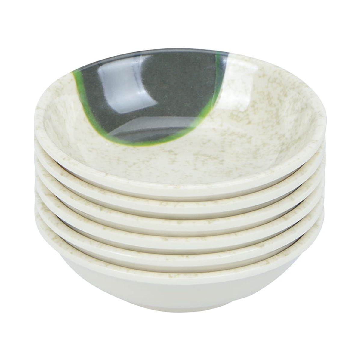 Huaq 6pcs Melamine Sauce Plates Reusable Sauce Container Small Dipping ...