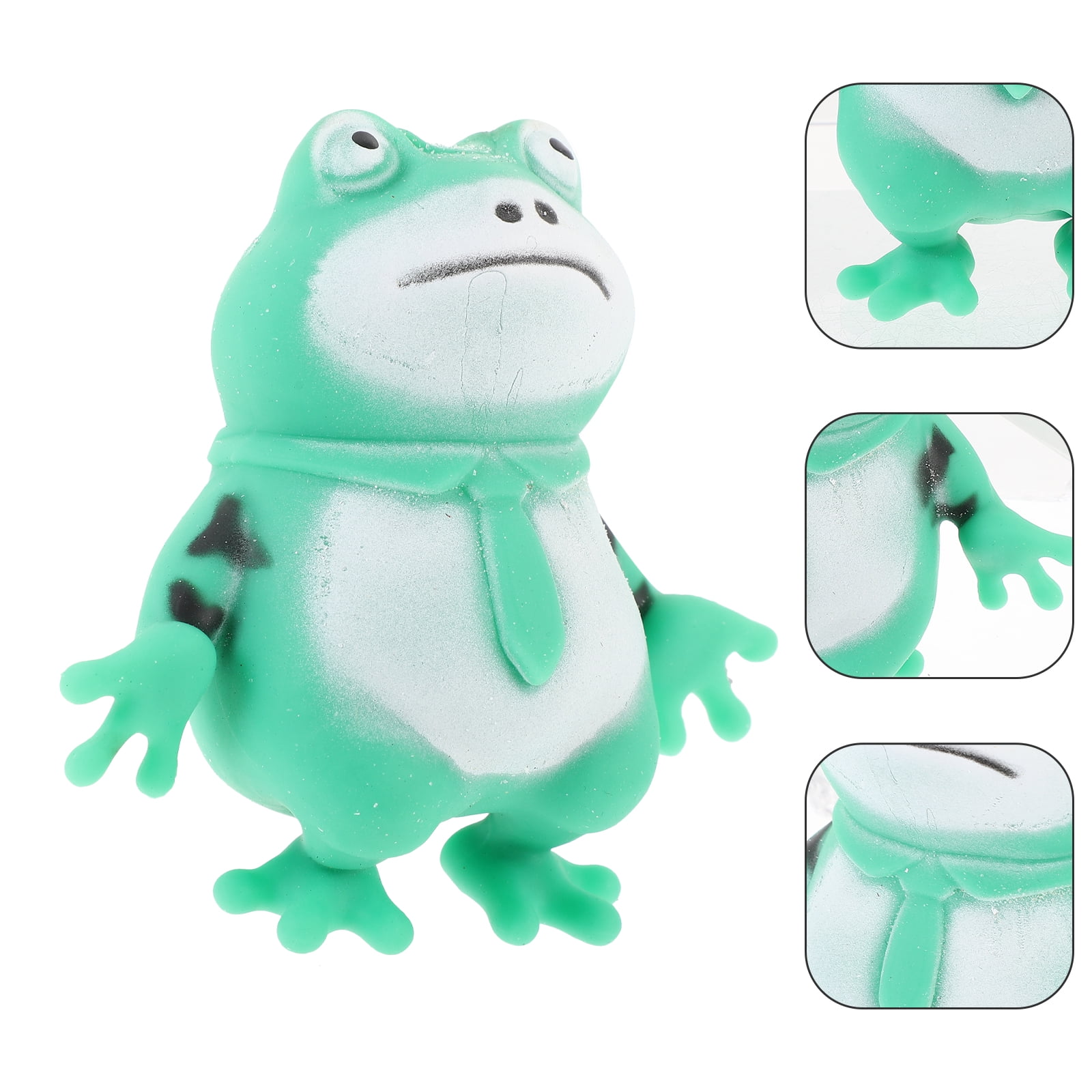 Huaq Cartoon cute frog stretch squeeze toy (spotted short-legged frog ...