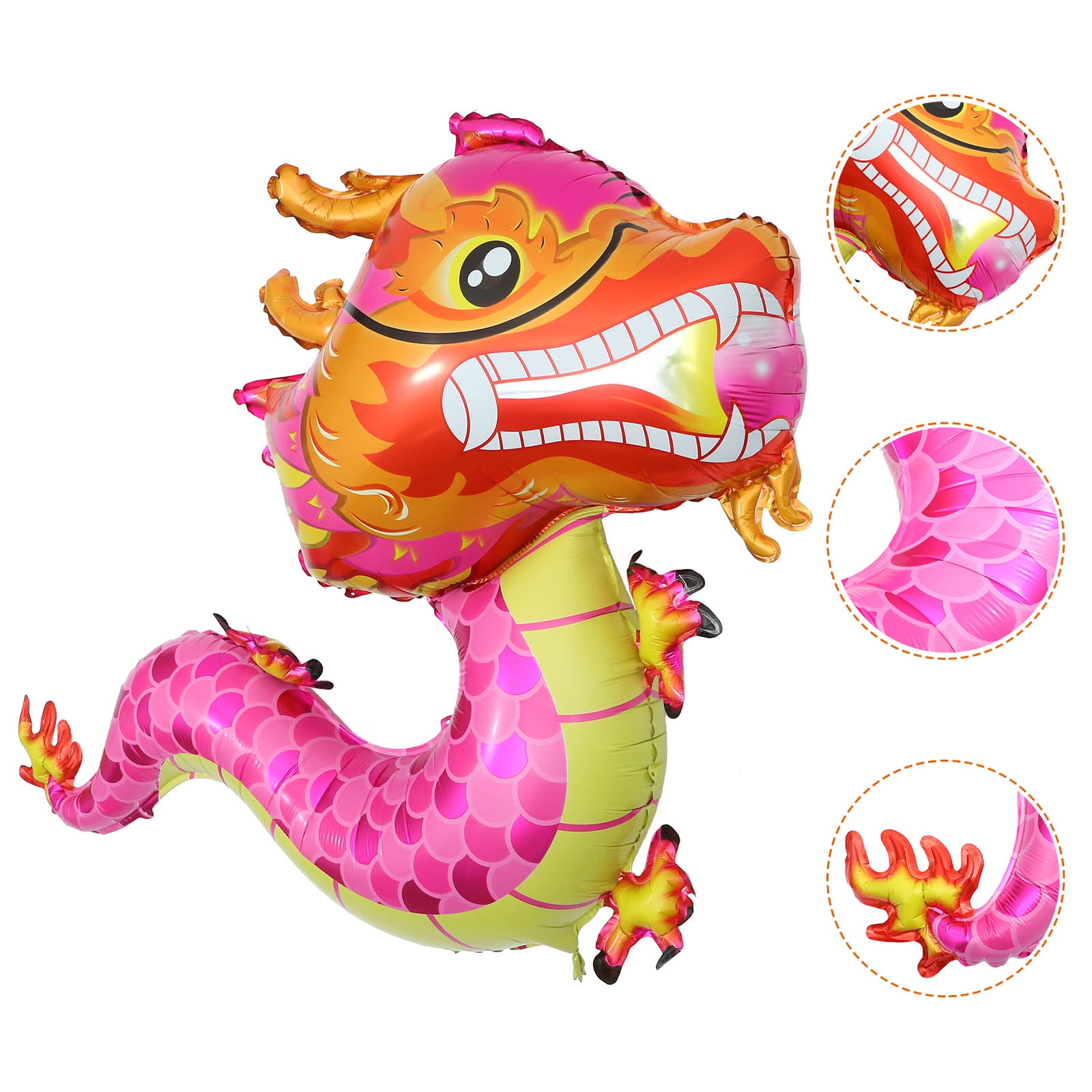 Huaq Chinese dragon aluminum film balloon flying dragon shape balloon ...