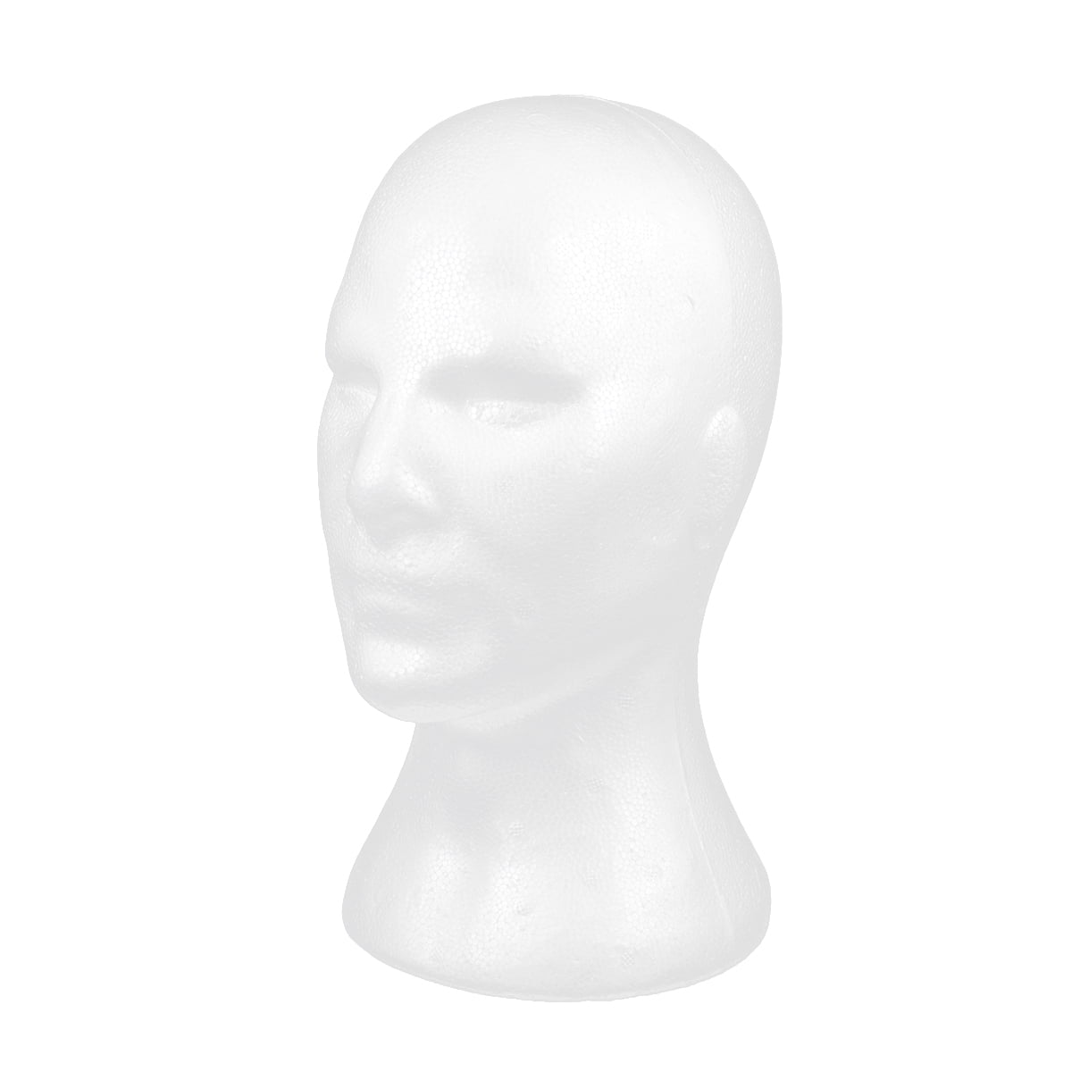 Huaq Mannequin Head White Male Face Model Display Manikin Stand for Hat ...