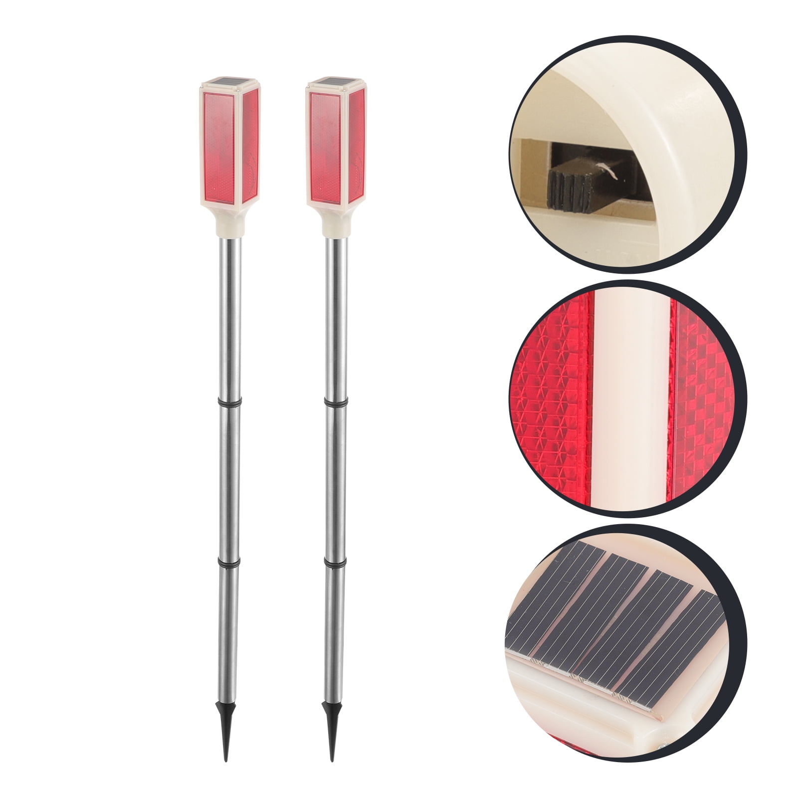 Huaq Outdoor solar roadblock light pole light warning light traffic ...