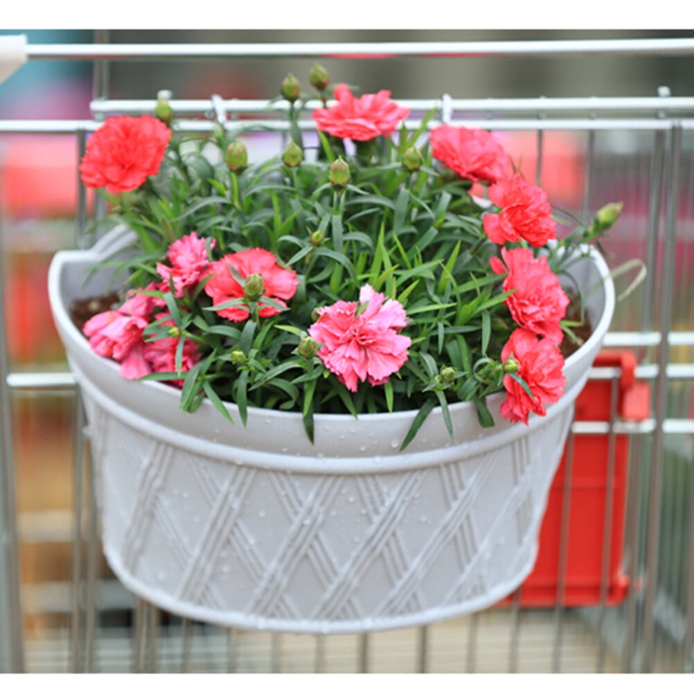 Huaq Plastic wall-mounted flower pot HG-3040 imitation rattan wall ...