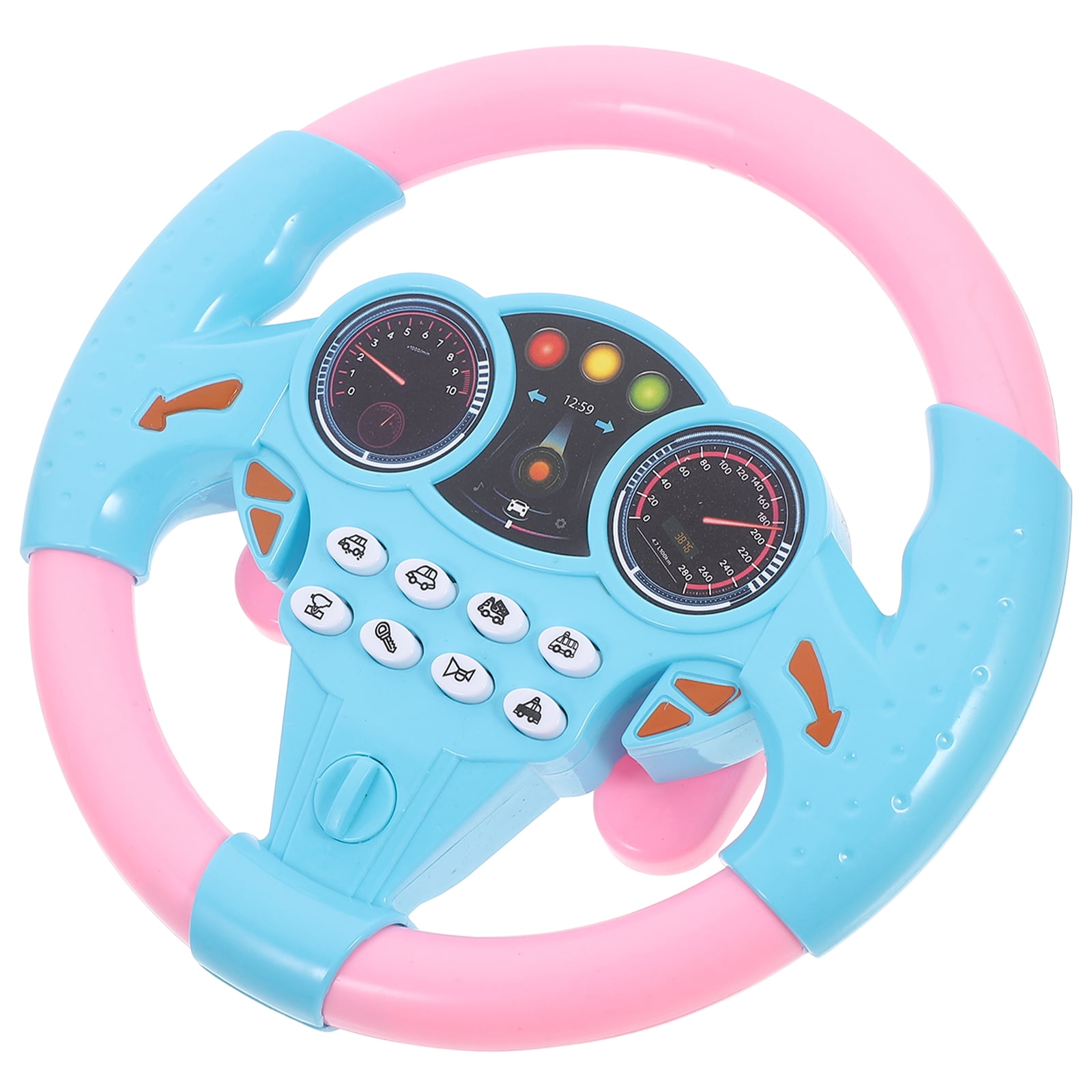 Huaq Steering Wheel Toy Car Driving Toy Pretend Driving Steering Wheel ...