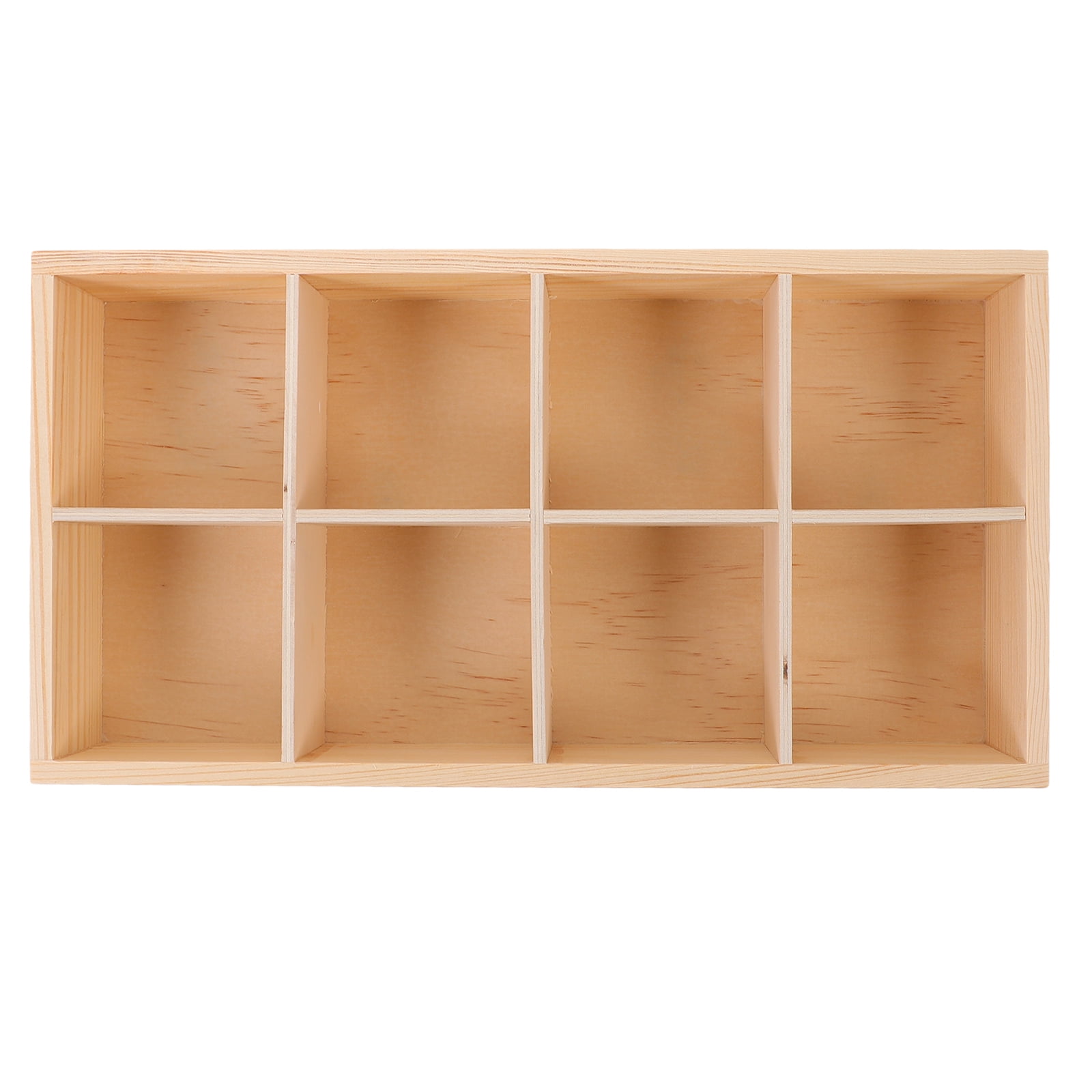 Huaq Planter Box Wooden Planter Divider Box Wood Plants Pot Tray ...