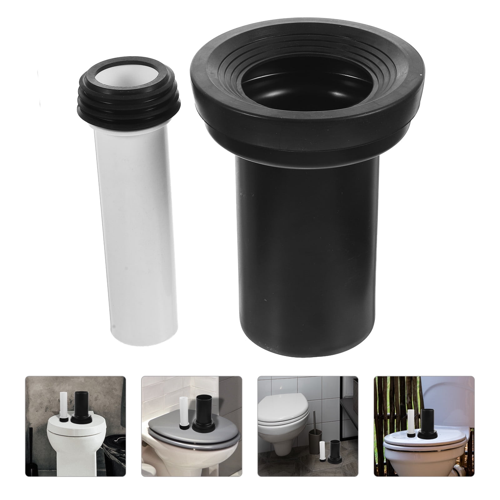 Huaq Thickened wall-drained toilet connecting pipe, sewage pipe, toilet ...