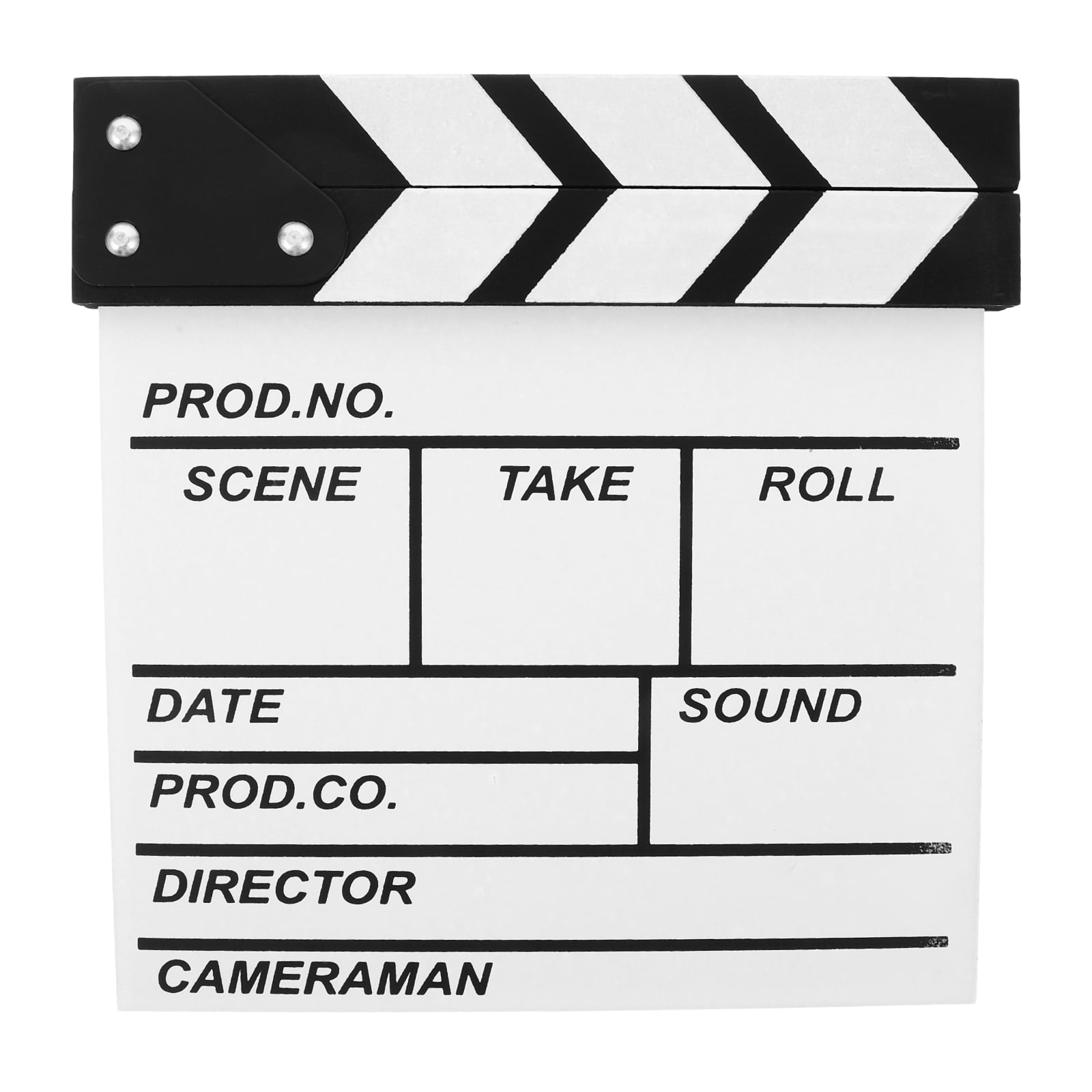 Huaq Wooden Slate Clapper Board Director Film Movie Cut Action Scene Slateboard Clapper Board ...