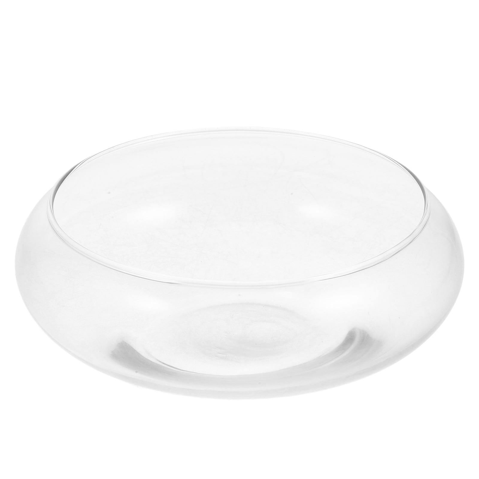 Huaqiet Clear Fish Bowl Desktop Small Aquarium Desktop Tortoise Tank ...