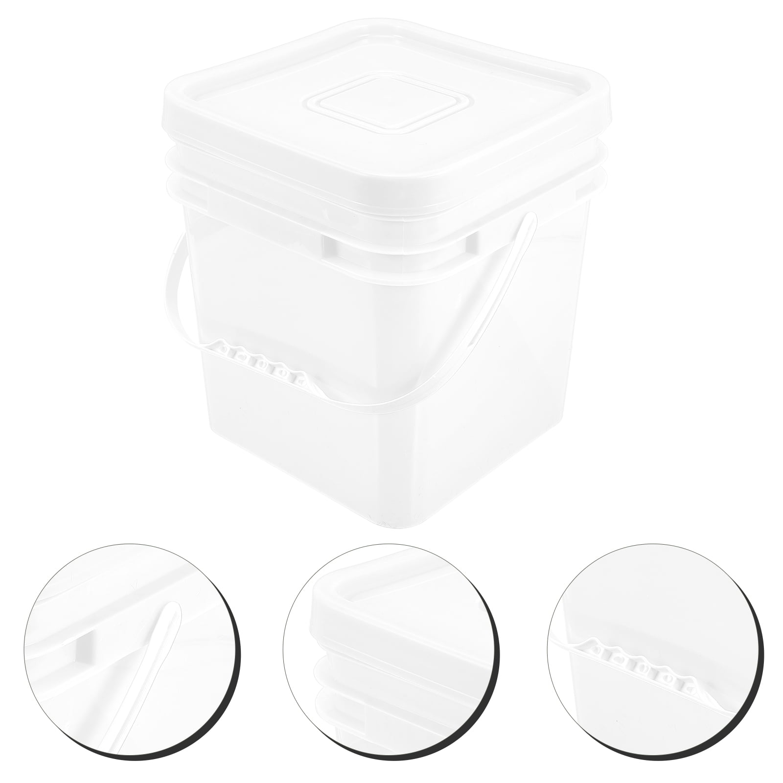 Huaqiet Square Good Seal Storage Bucket Refillable Household Bucket Sub ...
