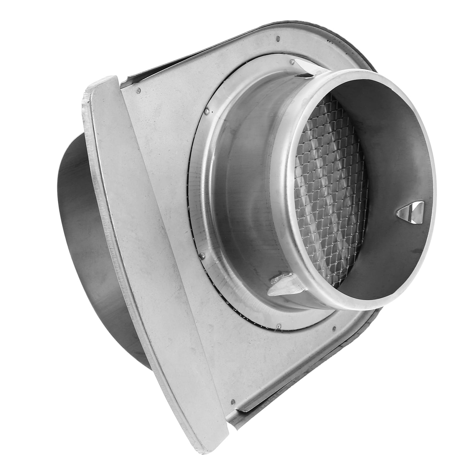 Round Grid Exhaust Vent Cover Stainless Steel Outdoor Cap with Mesh ...