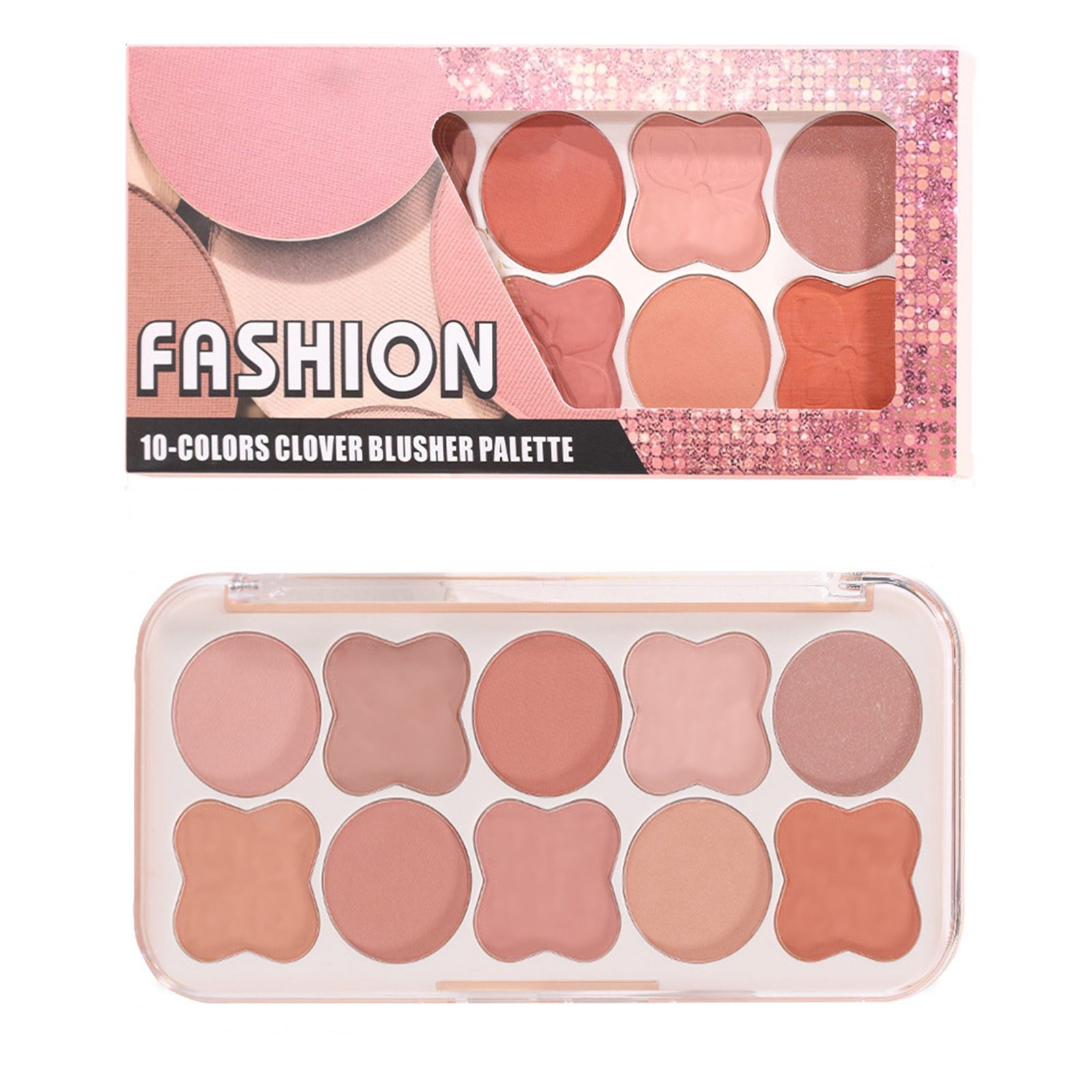 Huarll Blush, Blusher Cream, Multicolor Powder Blusher Rouge Facial ...