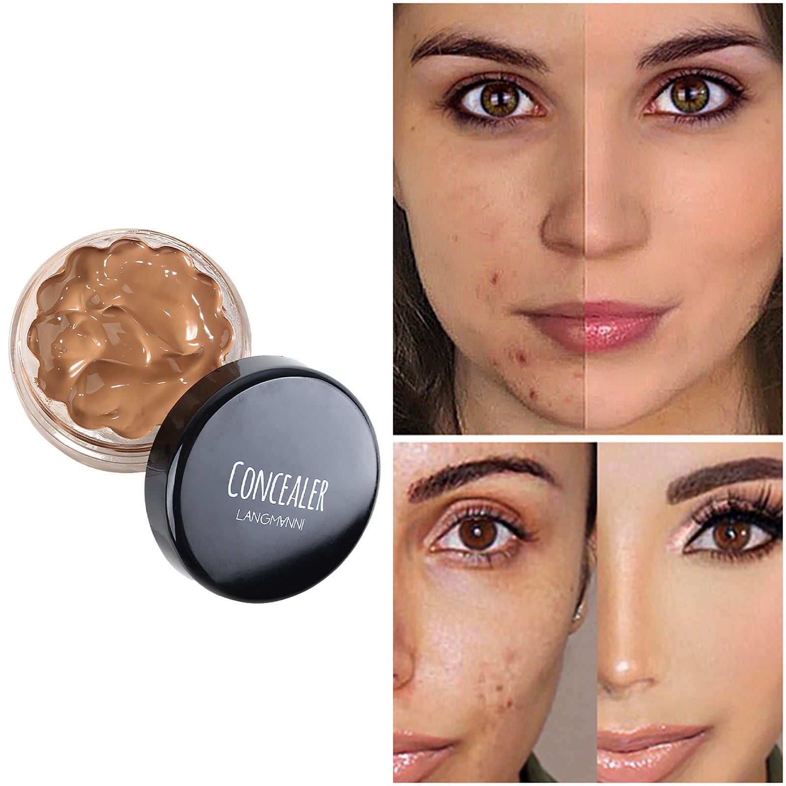 Huarll Concealer, Foundation Makeup, Professional Full Cover Base ...