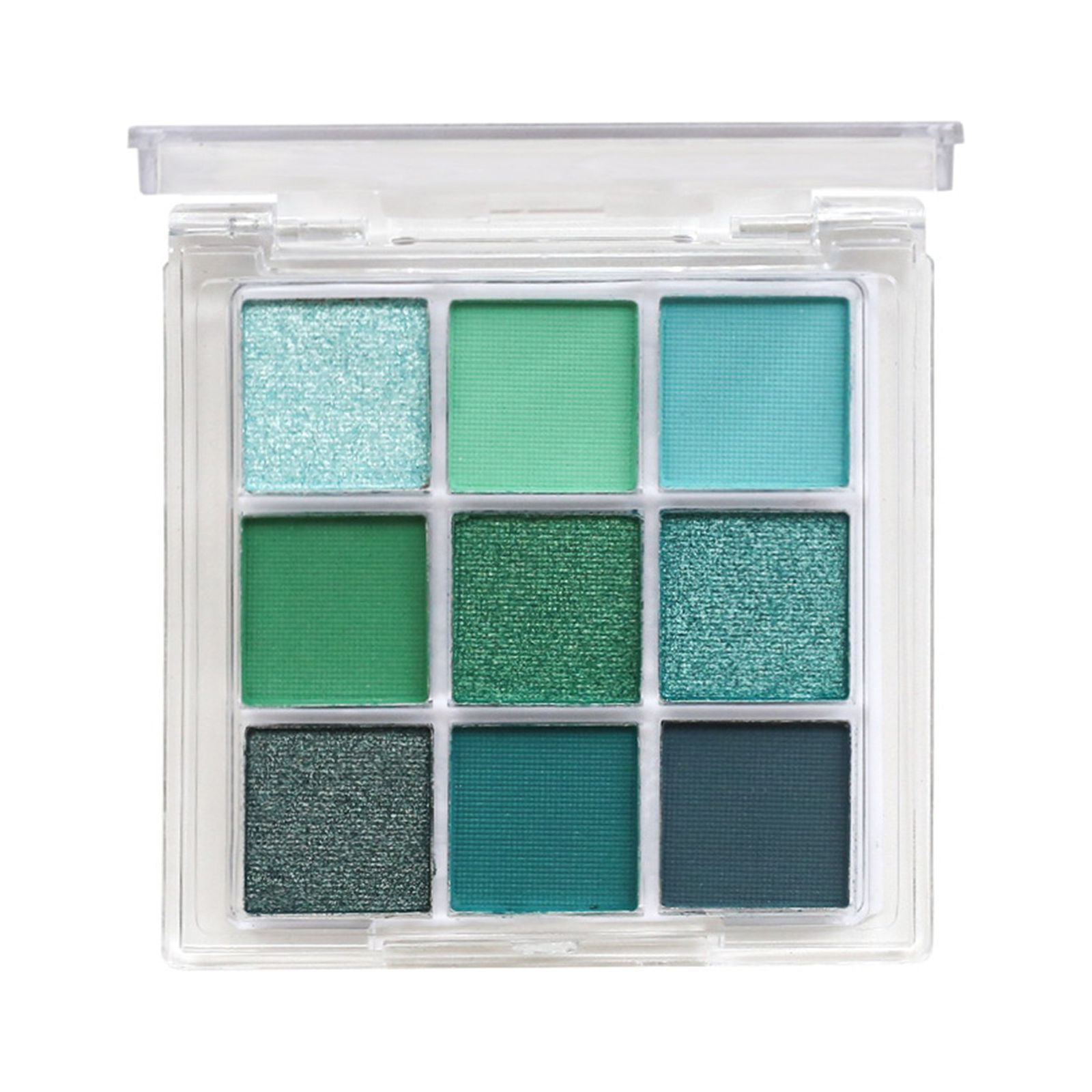 Huarll Eyeshadow, Eye Shadow, Nine Color Eye Shadow Plate Green Oil ...