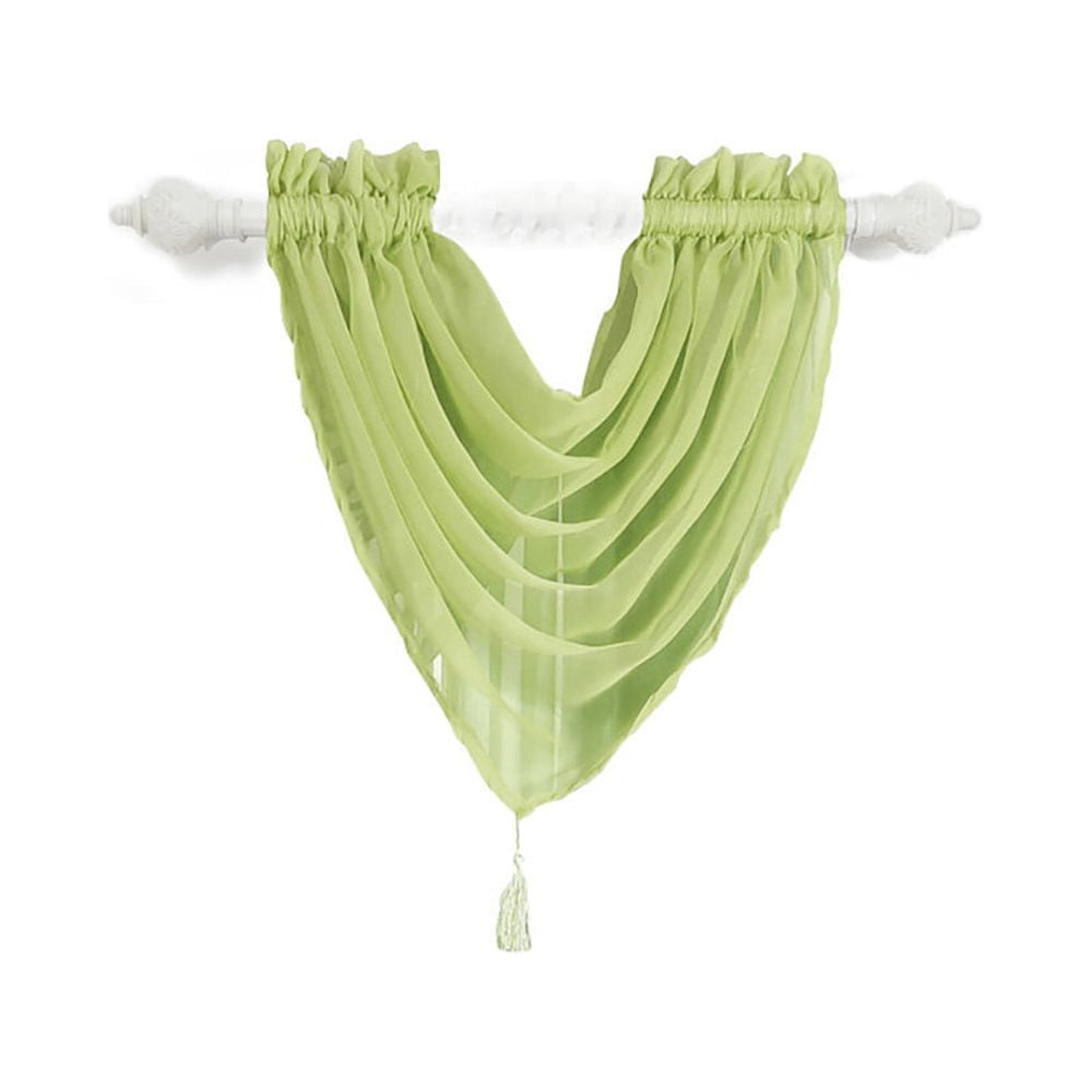 Huayishang Blackout Curtains Clearance, Voile Curtain Swags All Colours ...