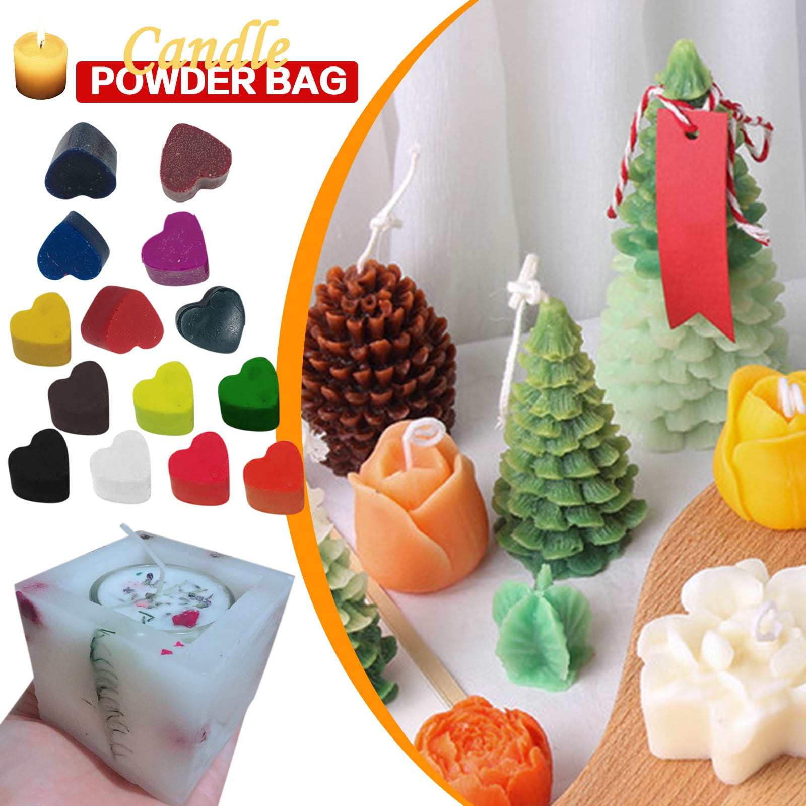 Huayishang Candle Dye Clearance, Candle Shop Chips for Making Candles ...