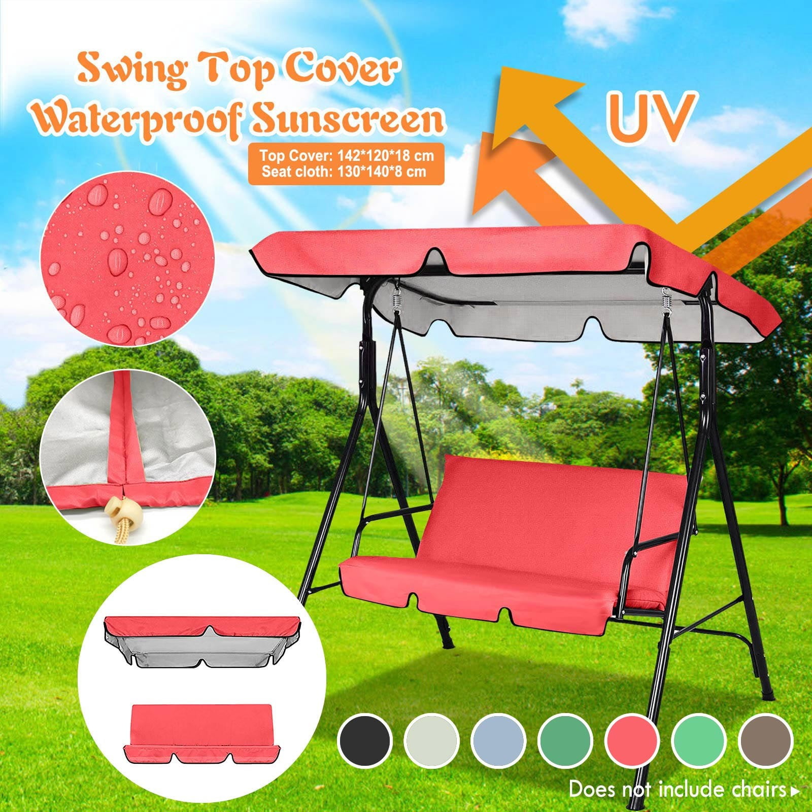Huayishang Canopy Tent Clearance, Courtyard Cloth Cover Swing Ceiling ...