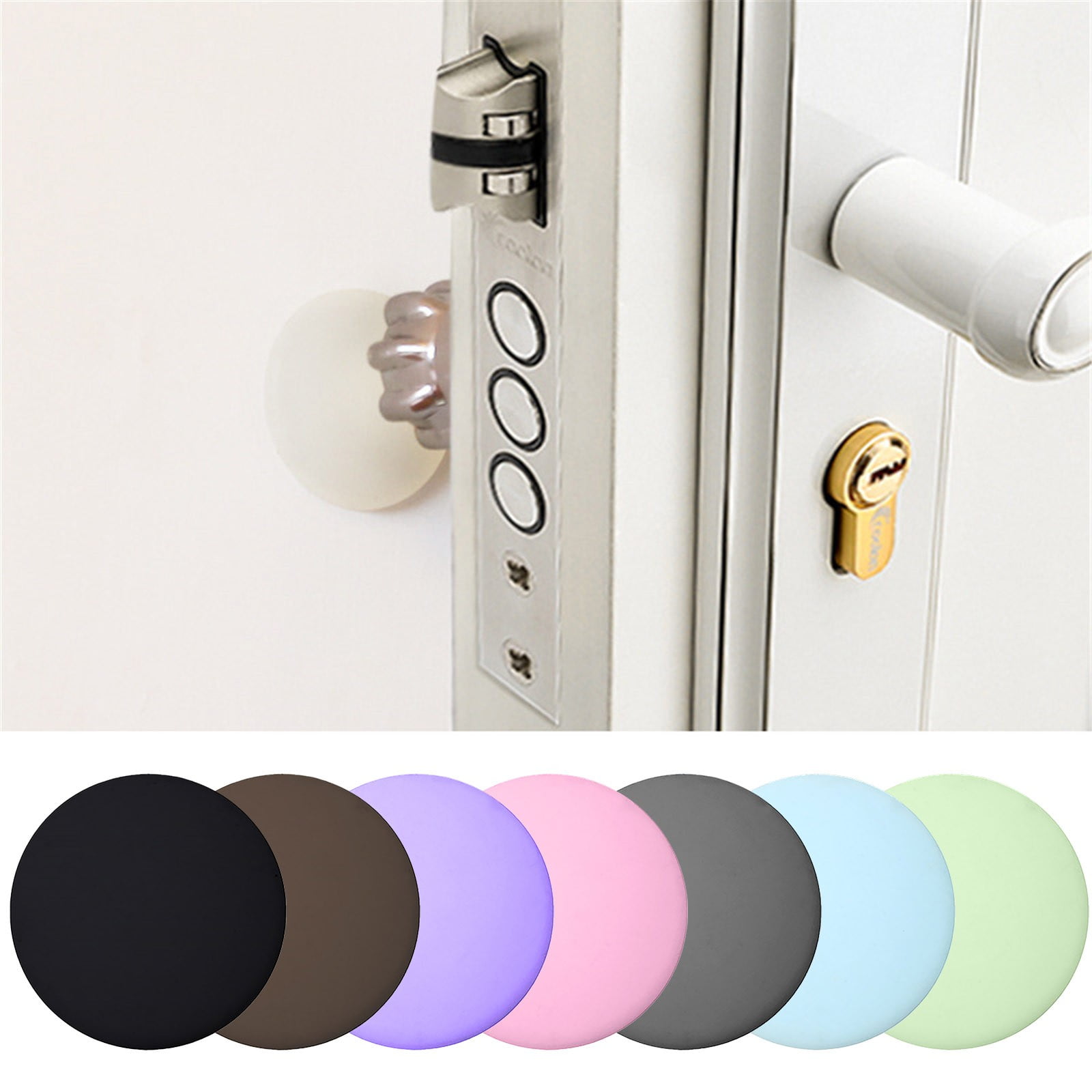 Huayishang Child Proof Door Knob Covers Clearance, Rubber Home Door ...