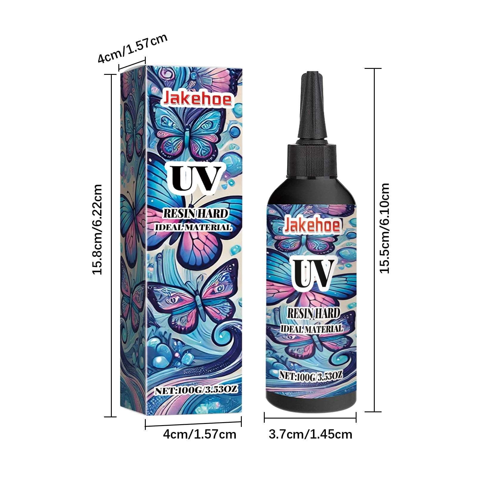 Huayishang Clearance Highly Transparent Uv Resin Glue Diy Handmade Uv ...