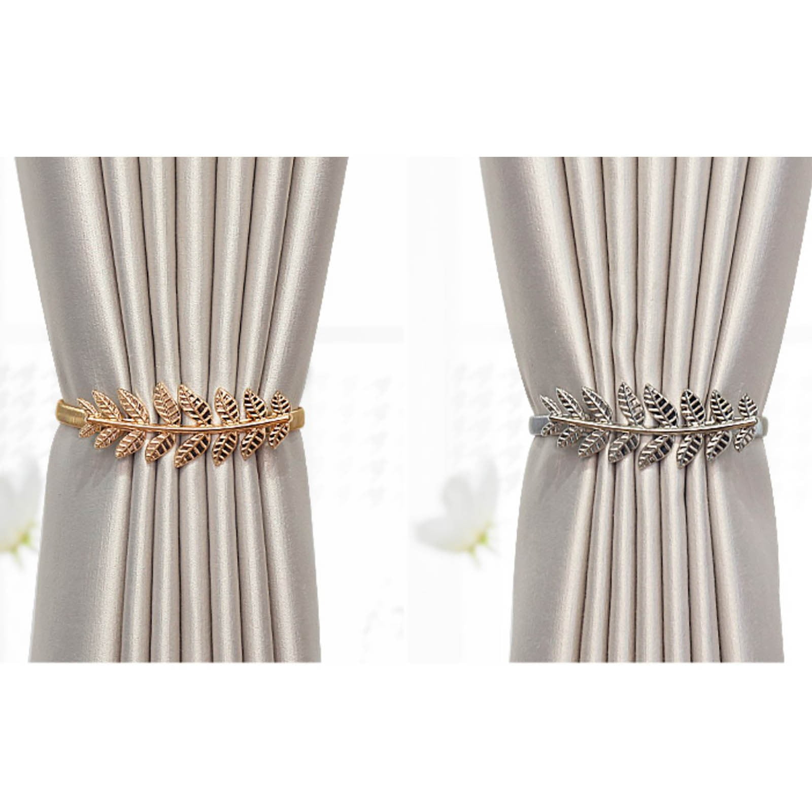 Huayishang Curtain Tiebacks Clearance New Curtain Metal Binding Rope
