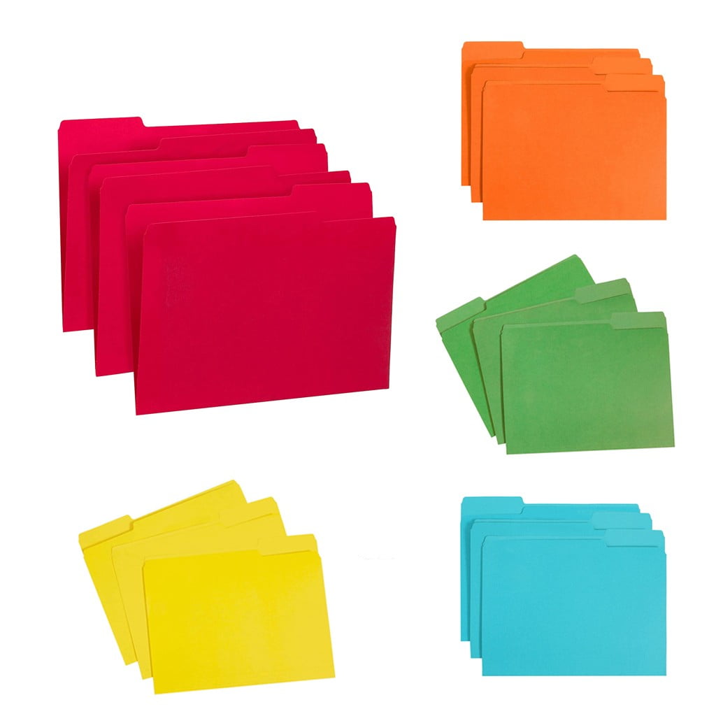 Huayishang File Folders Clearance, File Tab Great Easy and for ...