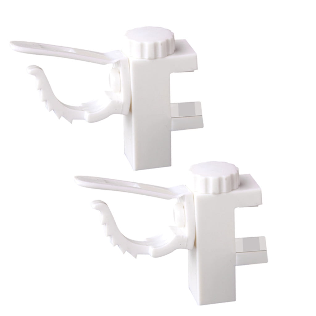 Huayishang Hooks Clearance, Rod Adjustable Self Pole Hooks 2Pc Adhesive ...