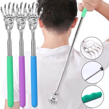 Dainzusyful Tools Accessories Stainless Steel Telescopic Back Scratcher ...