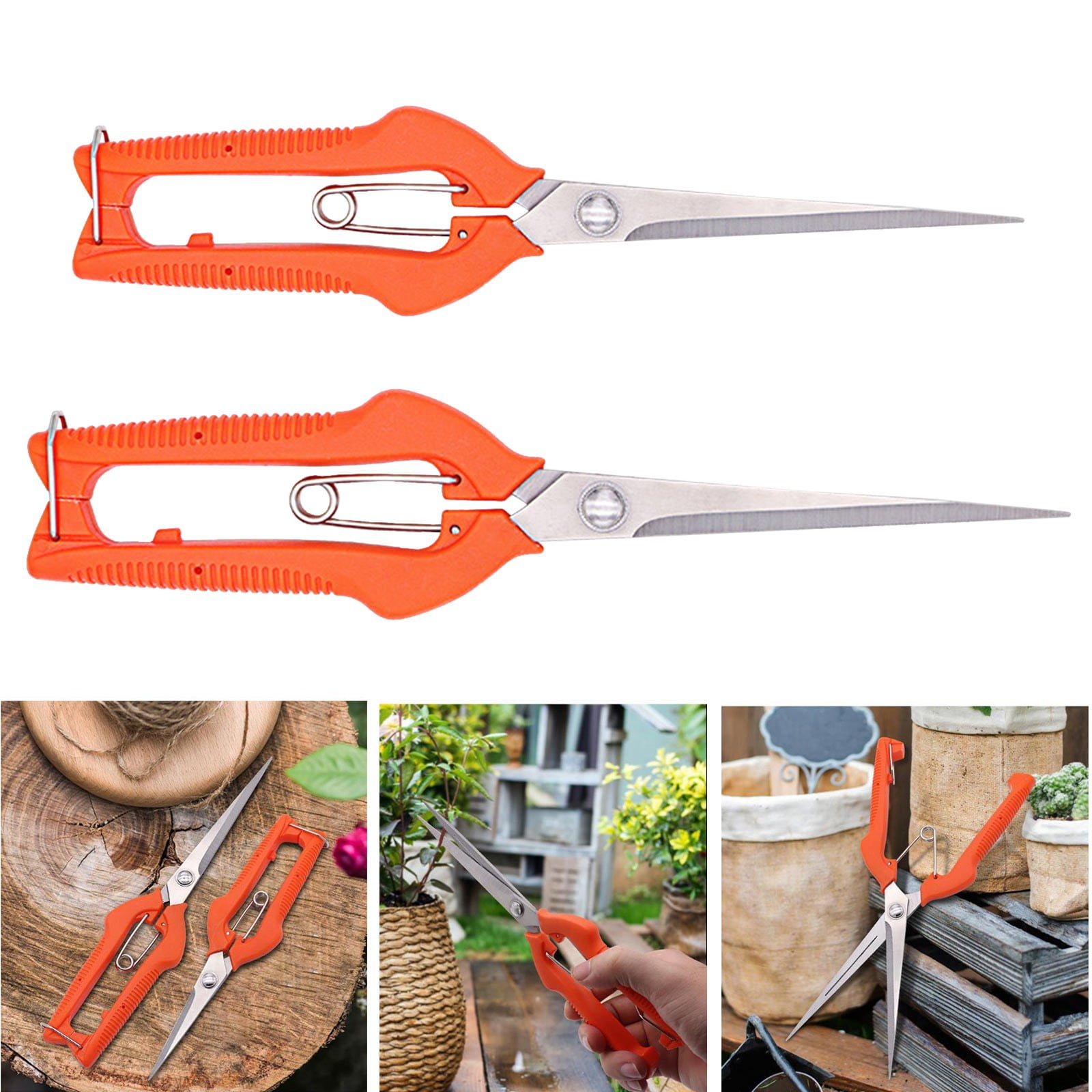 Huayishang Scissors Clearance, Stainless Steel Garden Pruning Scissor ...