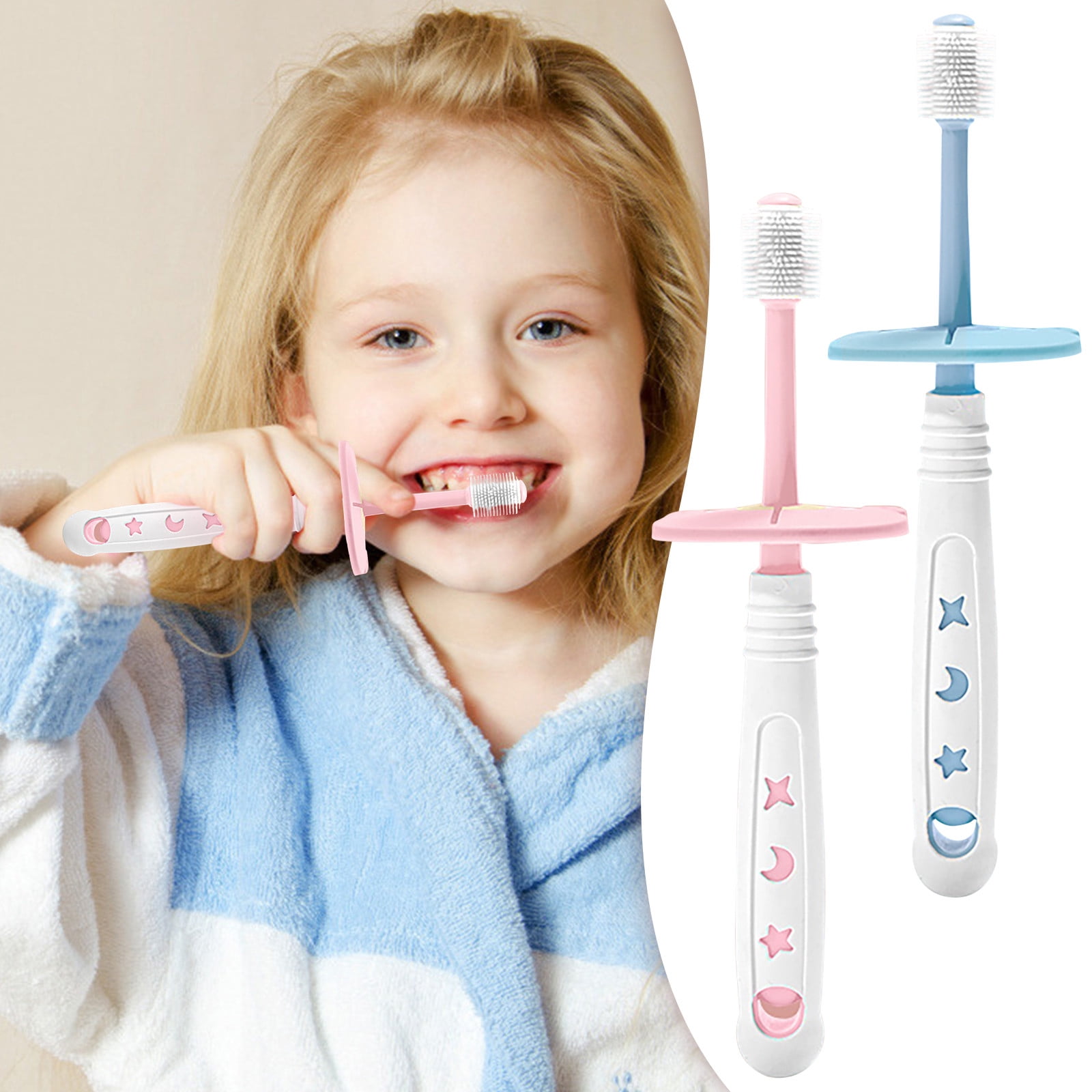 Huayishang Toothbrush Clearance, Super Soft Baby Toothbrush and 360 ...