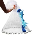 (Huayusheng)--Fishing Cast Net Bait Trap Easy Throw Heavy Duty Hand ...