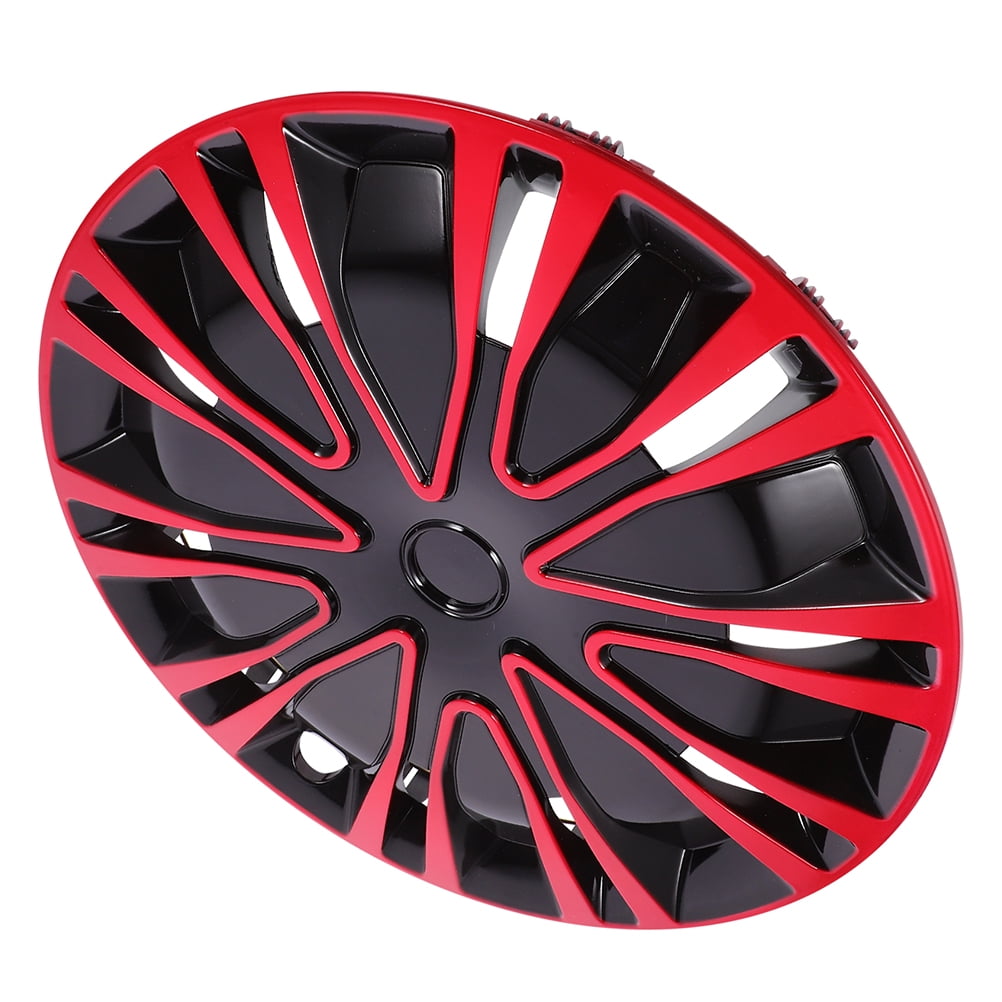 GOOHOCHY Automotive Hubcaps Car Wheel Cover Round Black 1Pcs - Walmart.com