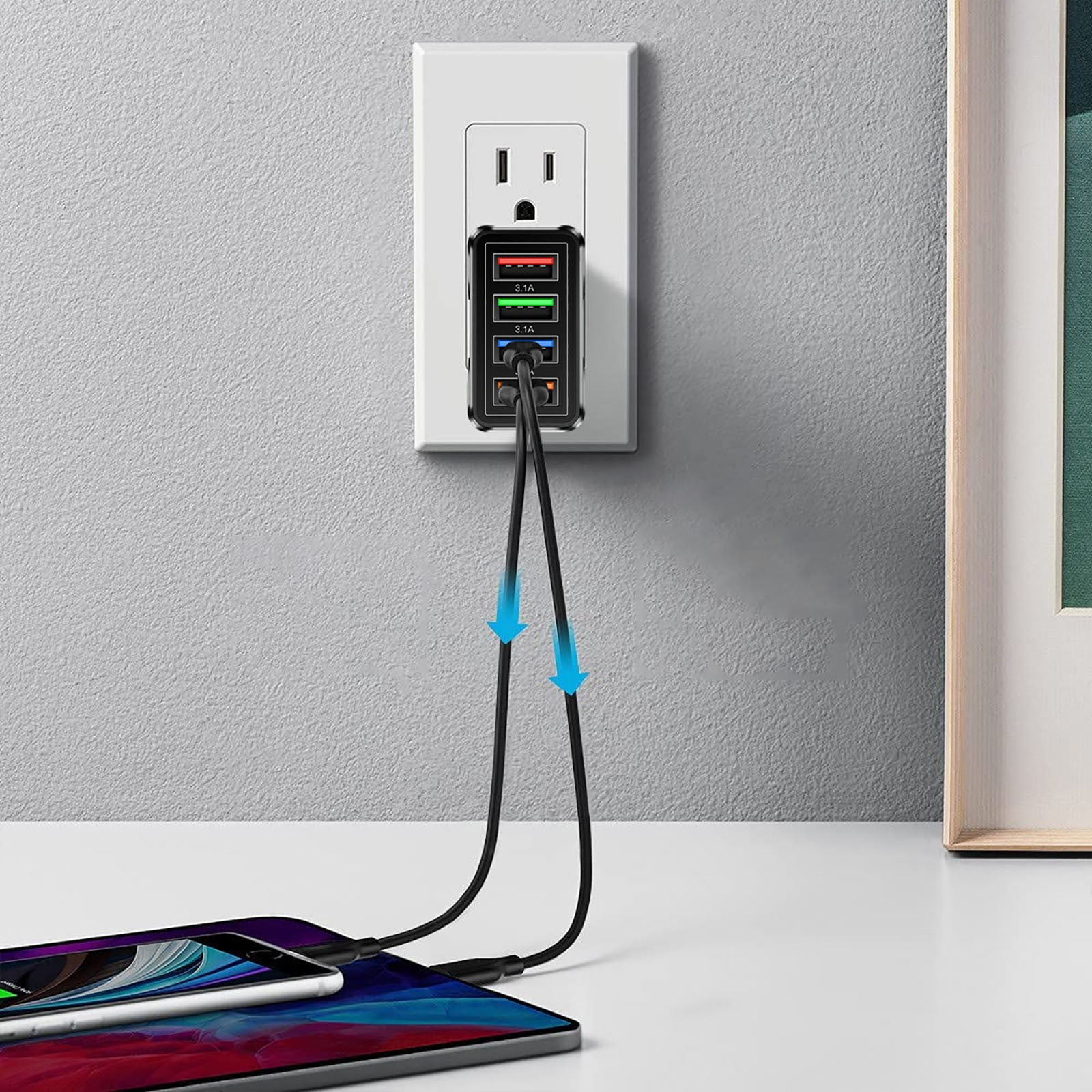 Hub Multiport Adapter USB C Multiport Hub Laptop Docking Station USB ...