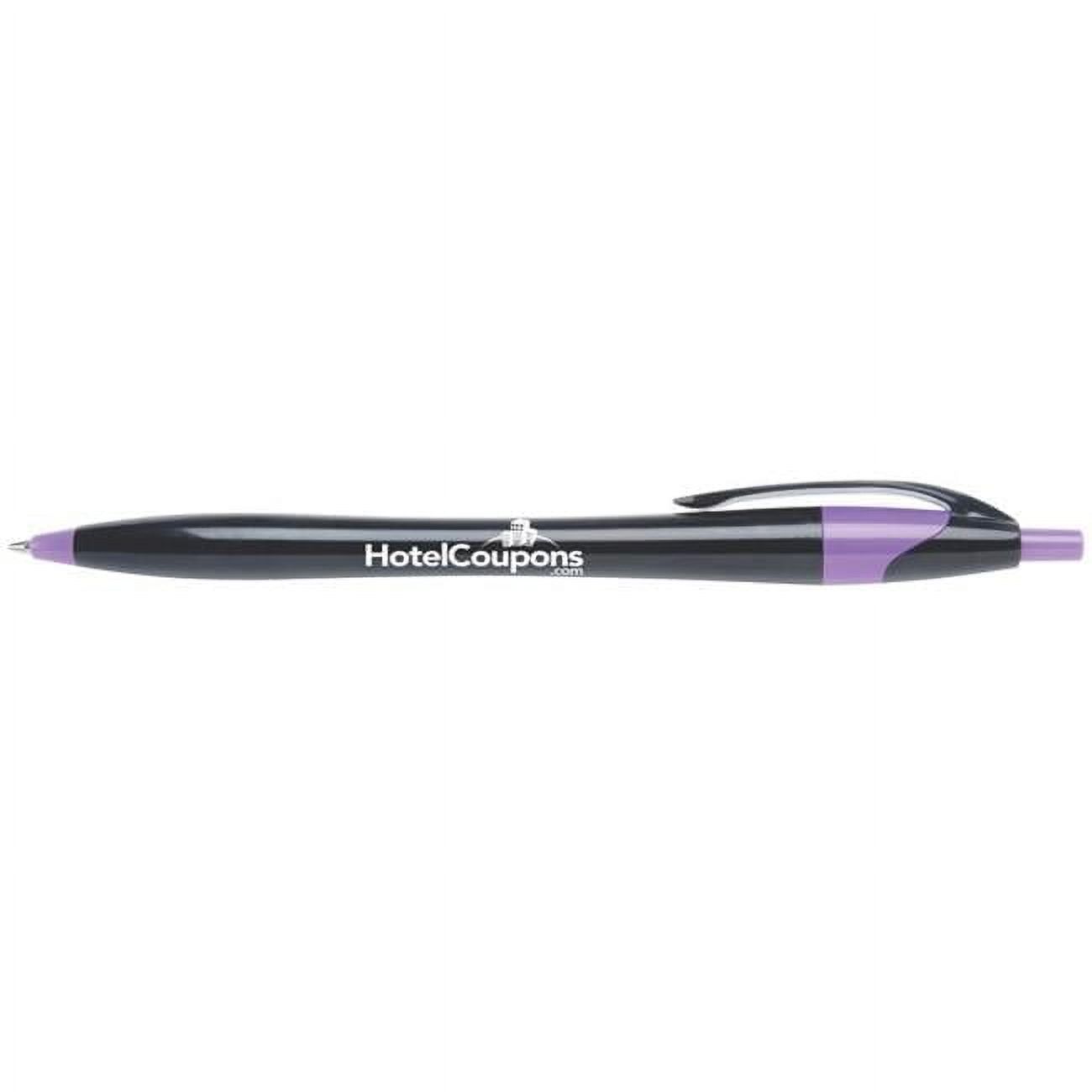 Hub Pen 329PUR-BLK Javalina Midnight Black Pen - Purple Trim & Black ...