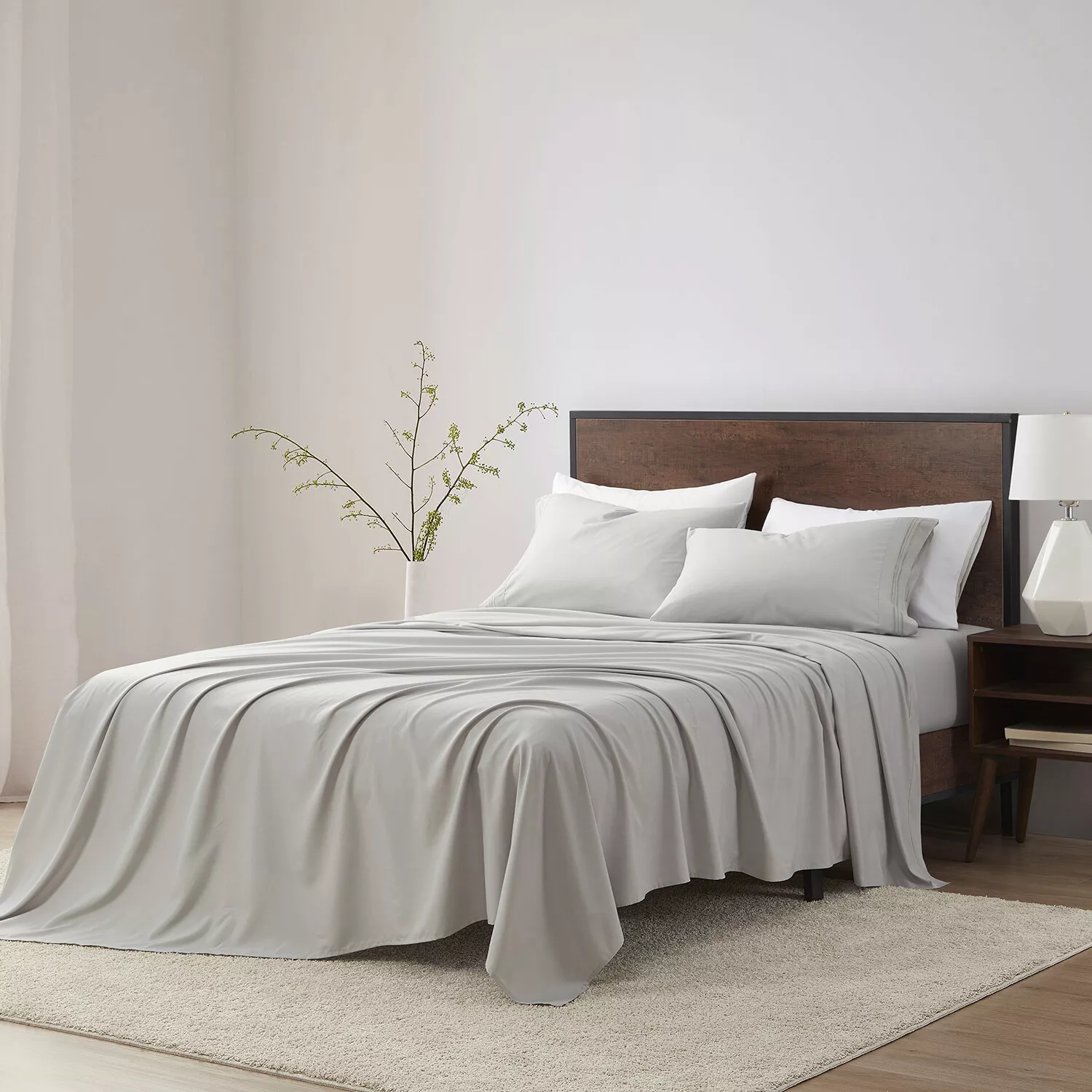 Huba Homes 4 Piece Bed Sheets Set by Nymbus Hotel Luxury Deep Pocket ...