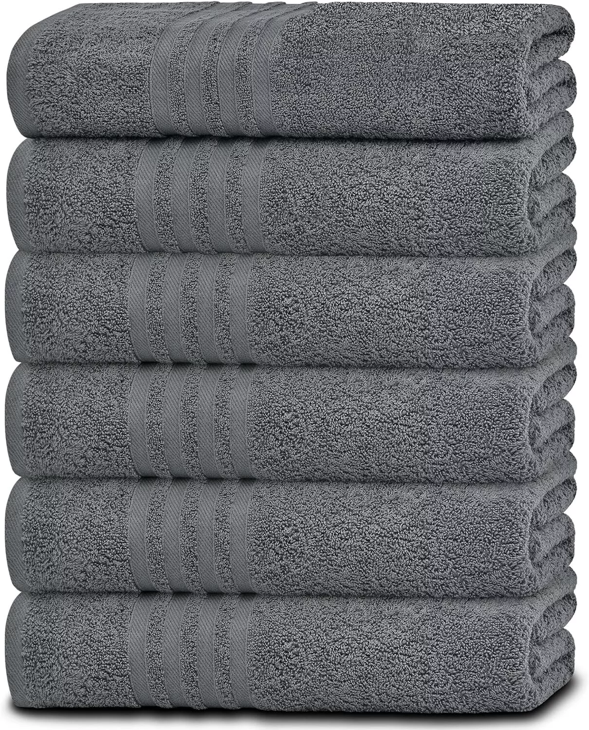 Huba Homes Bath Towels Cotton Soft Lightweight and absorbent - 24x50 ...