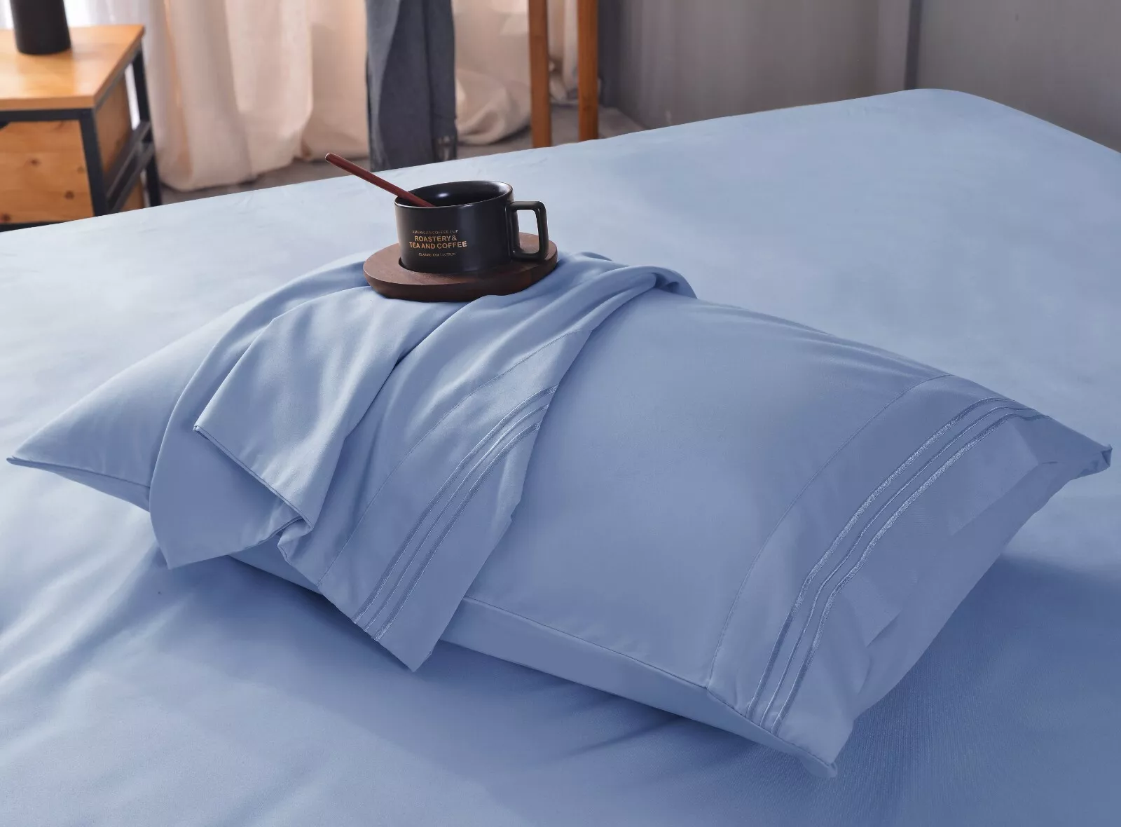 Huba Homes King Size Bamboo Bedsheet Set Silky Deep Pocket Softer Than ...