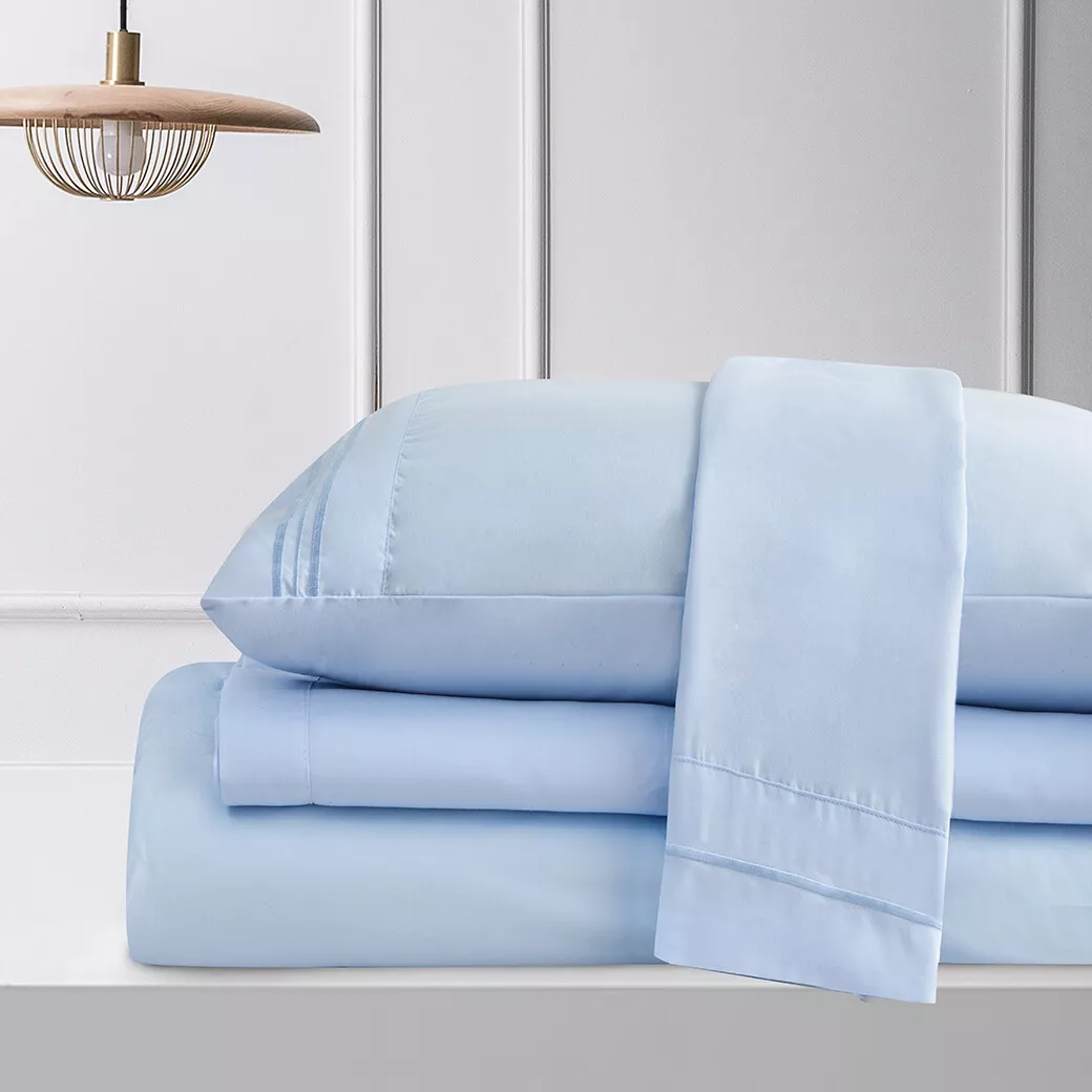 Huba Homes Luxury Bamboo Sheets,Queen King Full Twin Split Size, Deep ...